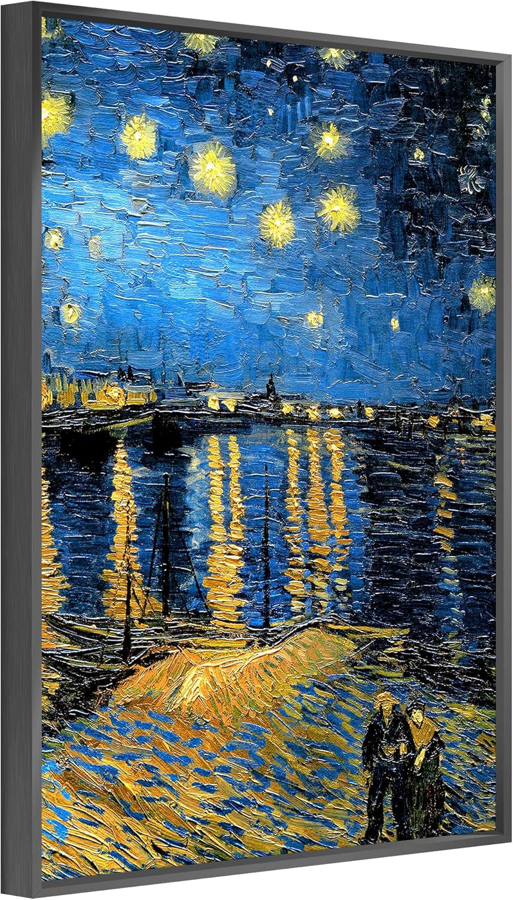 ASPORIC Canvas Wall Art Famous Oil Paintings, Water Lilies Claude Monet ...