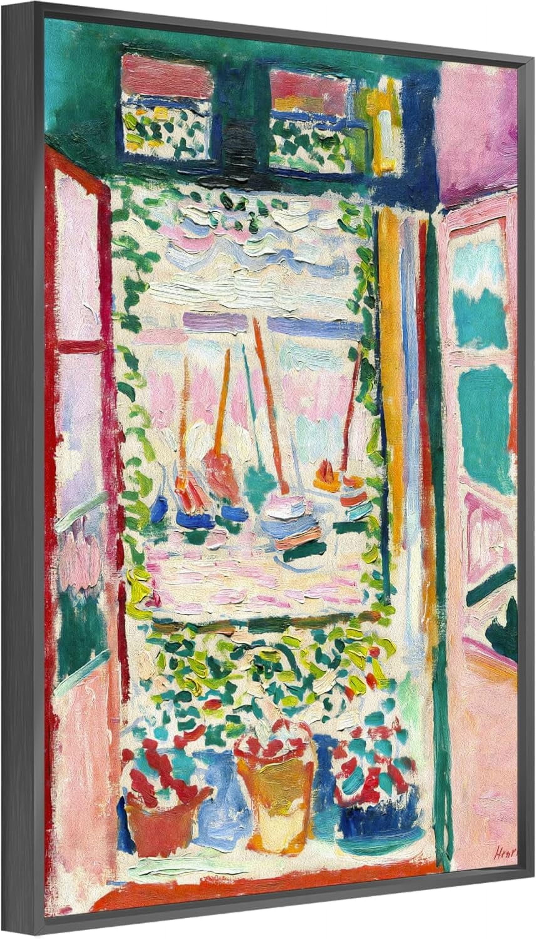 ASPORIC Canvas Wall Art Famous Oil Paintings, Water Lilies Claude Monet ...