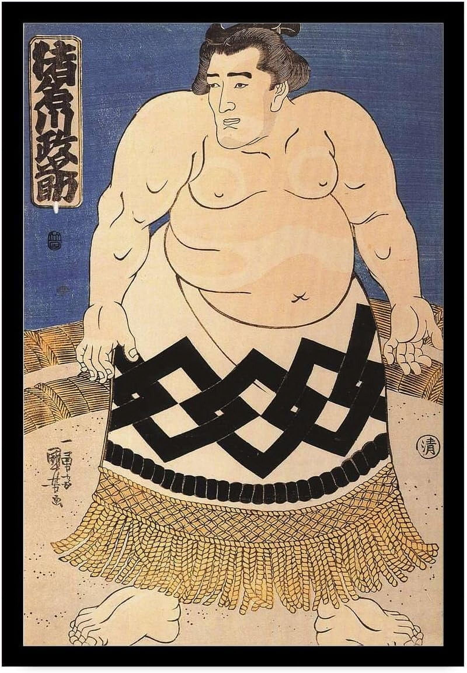 ASPORIC Canvas Wall Art PostersAntique Talismanic Tiger Print Korean ...