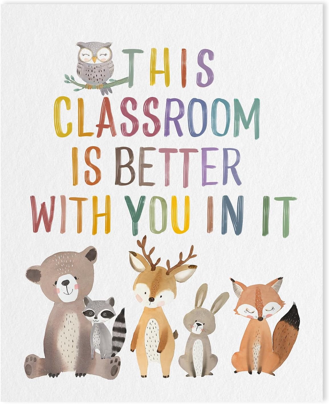 ASPORIC This Classroom Is Better With You In It, Classroom Decor ...