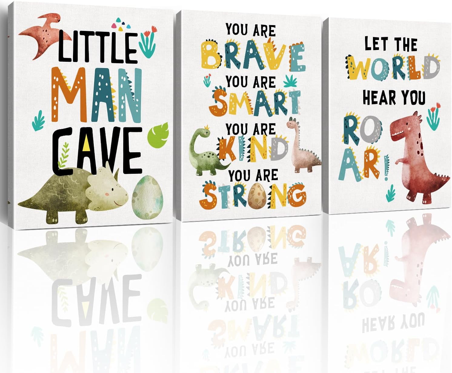 ASPORIC Dinosaur Room Decor for Boys Girls Dinosaur Wall Decor for ...