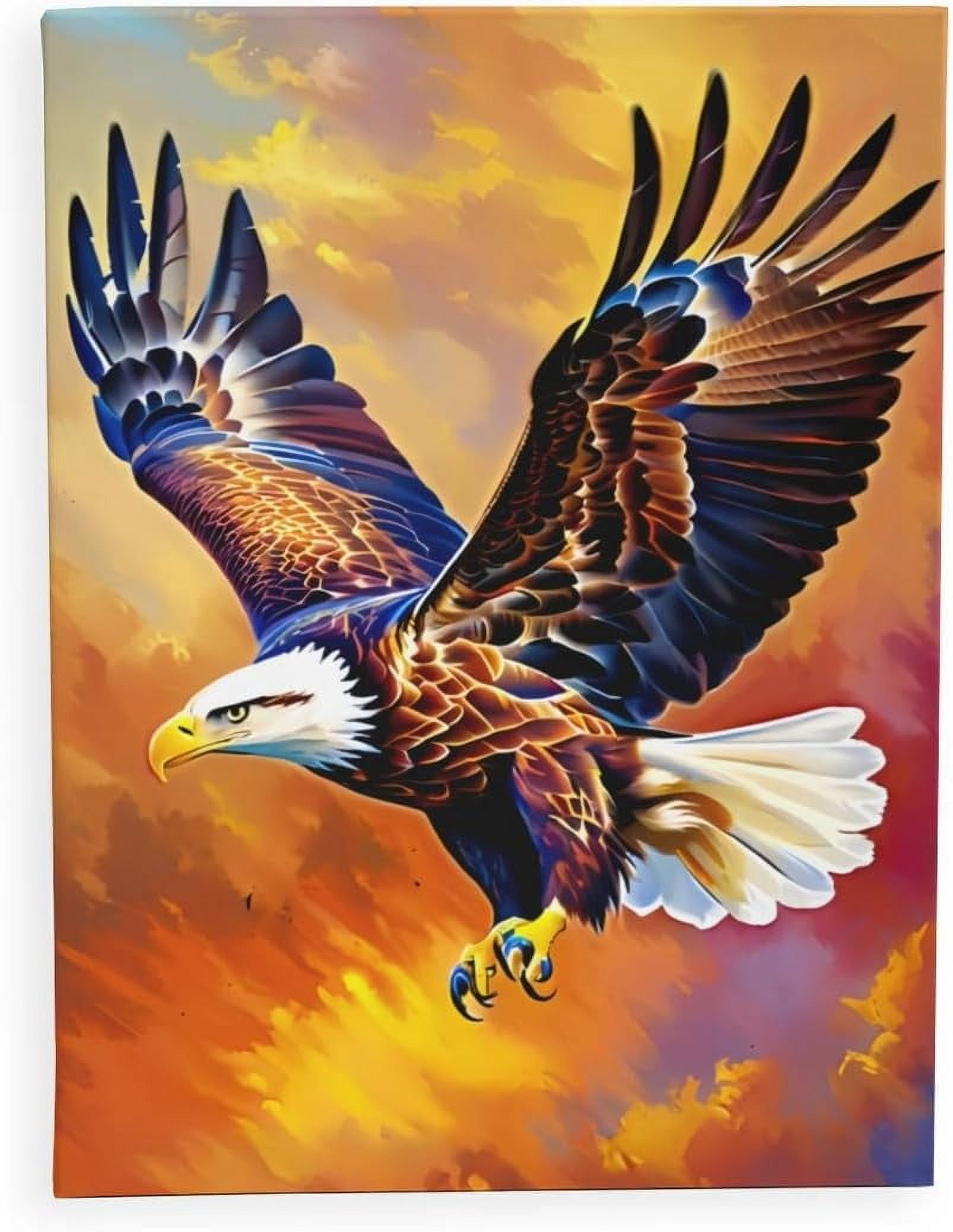 ASPORIC Eagle Bald Eagle Animal Wall Art Decorations Dormitory Wall ...