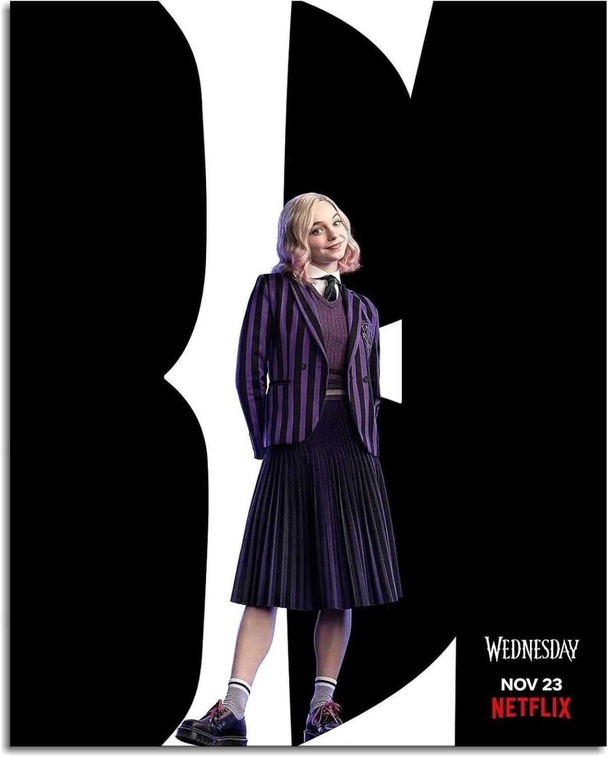 ASPORIC Emma-Myers-Wall-Art-Wednesday-Canvas-Prints-Enid-Sinclair ...