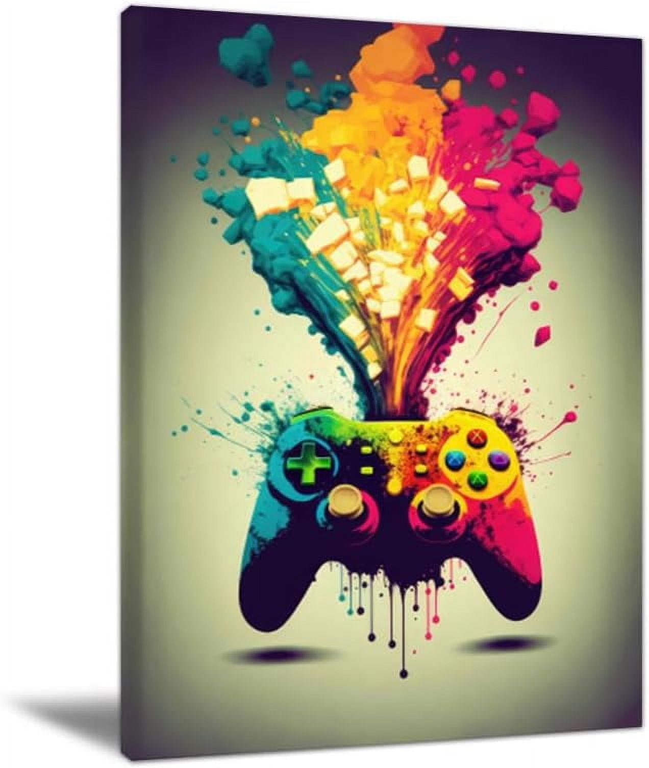 ASPORIC Game Wall Decor Gaming Art Video Games Posters Gamer Wall Art ...