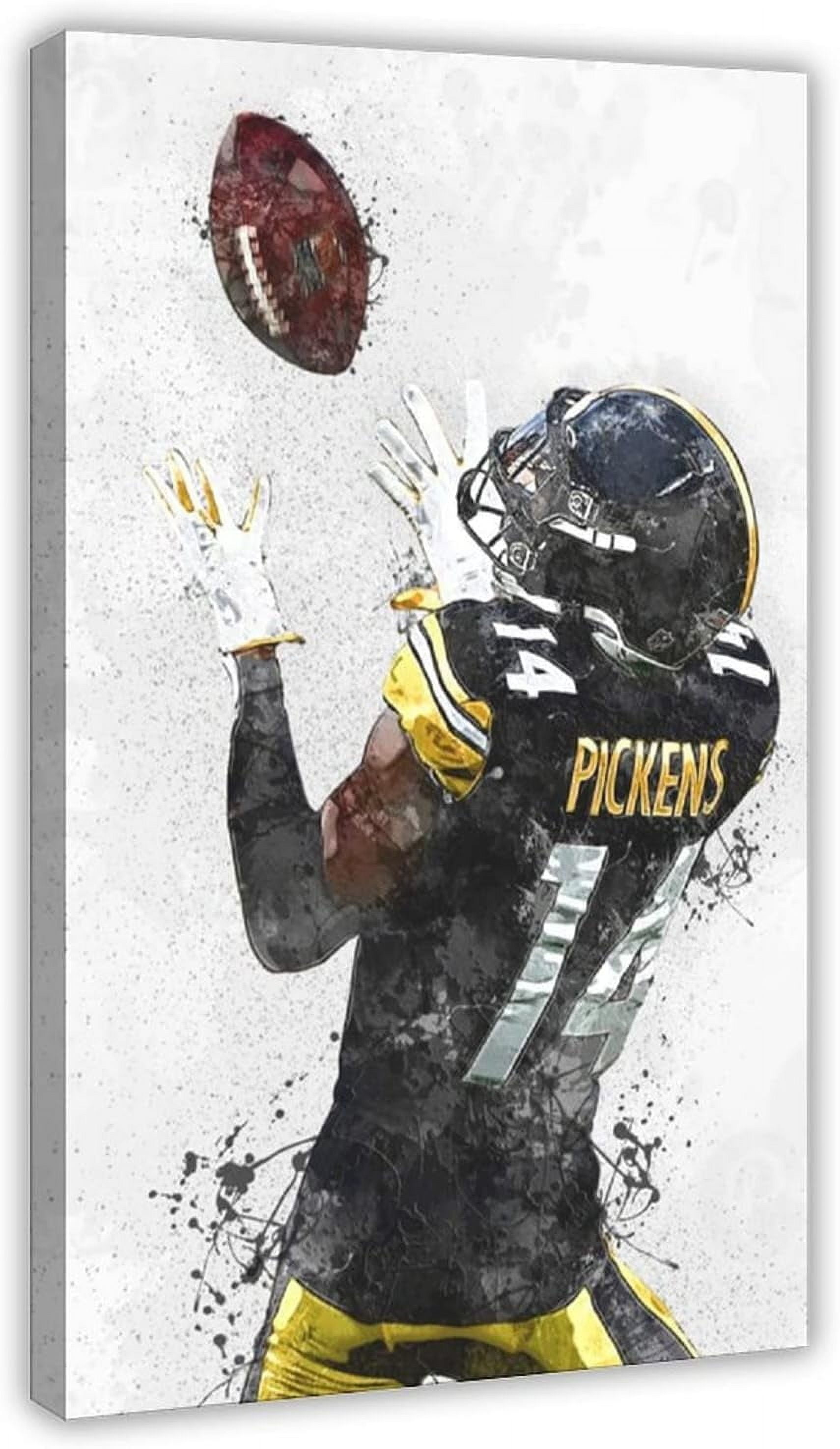 ASPORIC George Pickens Canvas Poster Bedroom Decor Sports Landscape ...