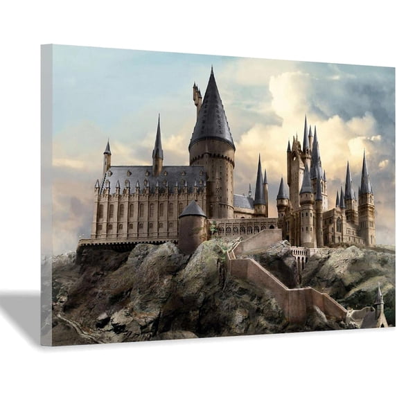 ASPORIC Harry Potter Hogwarts Castle Poster Mural Artwork Canvas ...