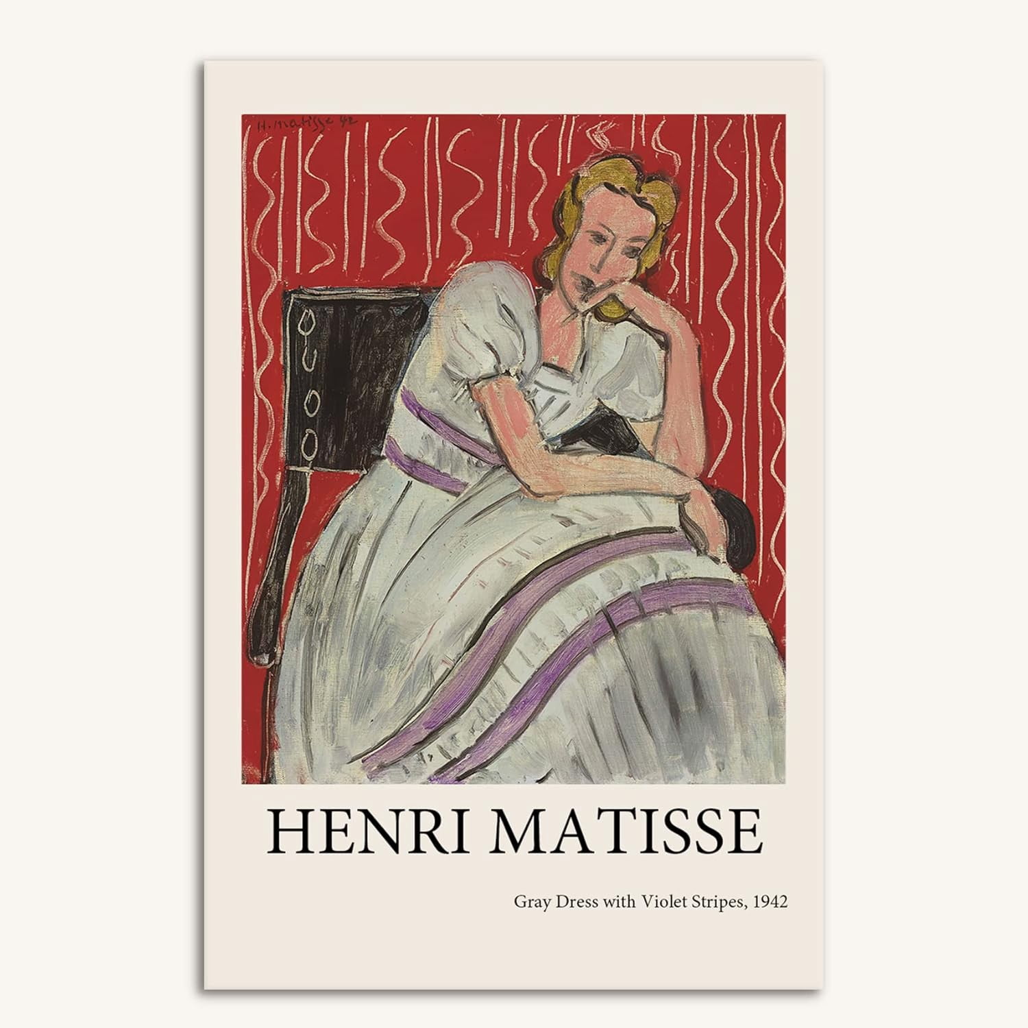 ASPORIC Henri-Matisse-Canvas-Wall-Art-Posters-Print-Music-1939s-by ...