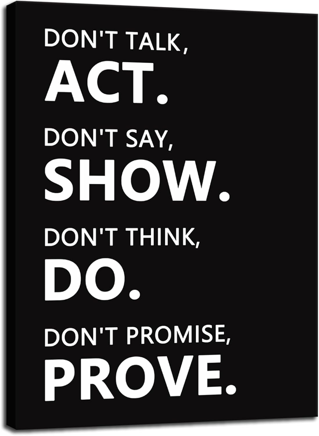 ASPORIC Inspirational Canvas Wall Art Motivational Entrepreneur Quotes ...