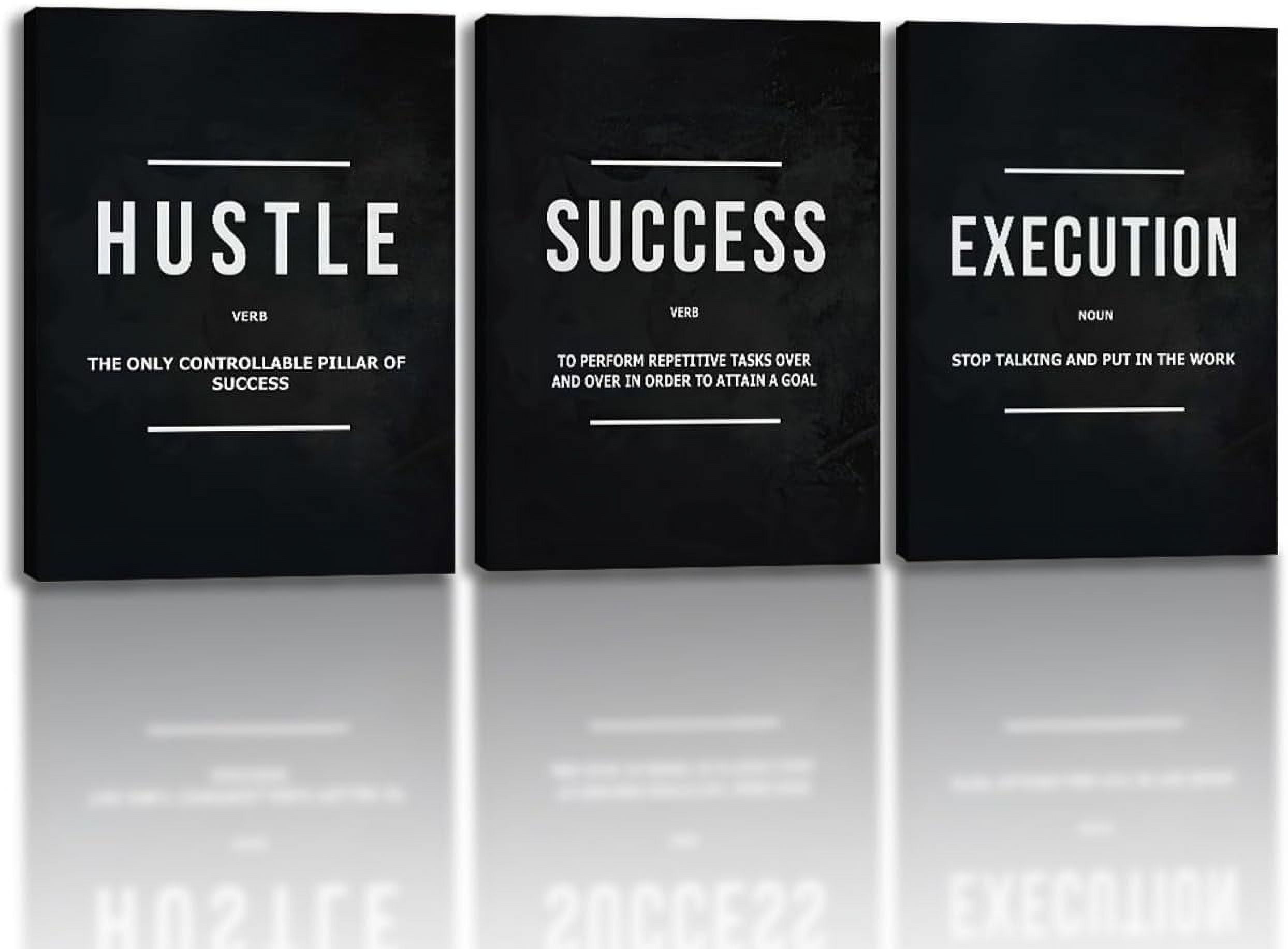 ASPORIC Inspirational Quotes Poster Motivational Canvas Wall Art 3 ...