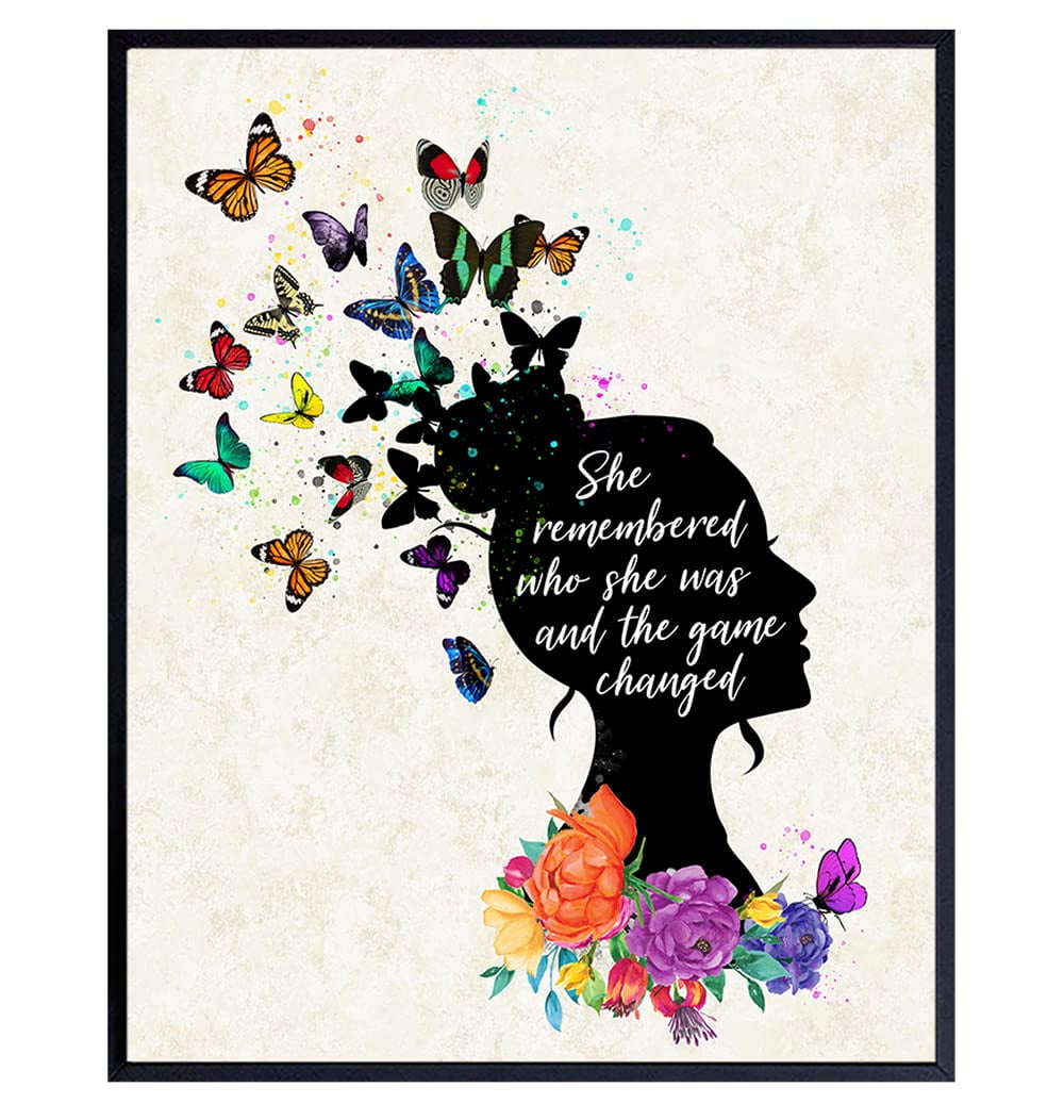 Asporic Inspirational Wall Art Decor Positive Quote Home Decoration