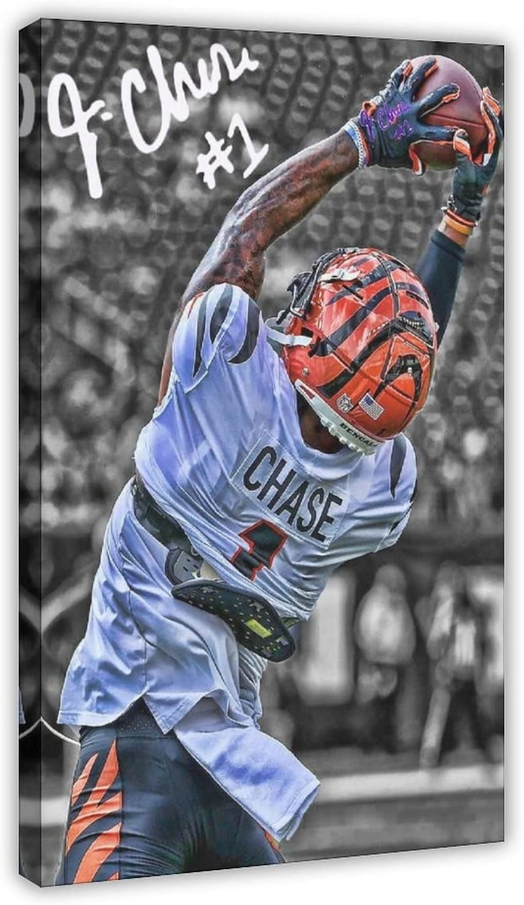 ASPORIC Ja'Marr Chase Poster Canvas Poster Wall Art Decor Print Picture ...