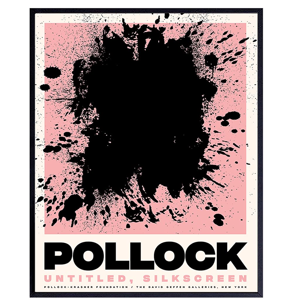 ASPORIC Jackson Pollack Wall Art & Decor - Gallery Wall Art - Modern ...