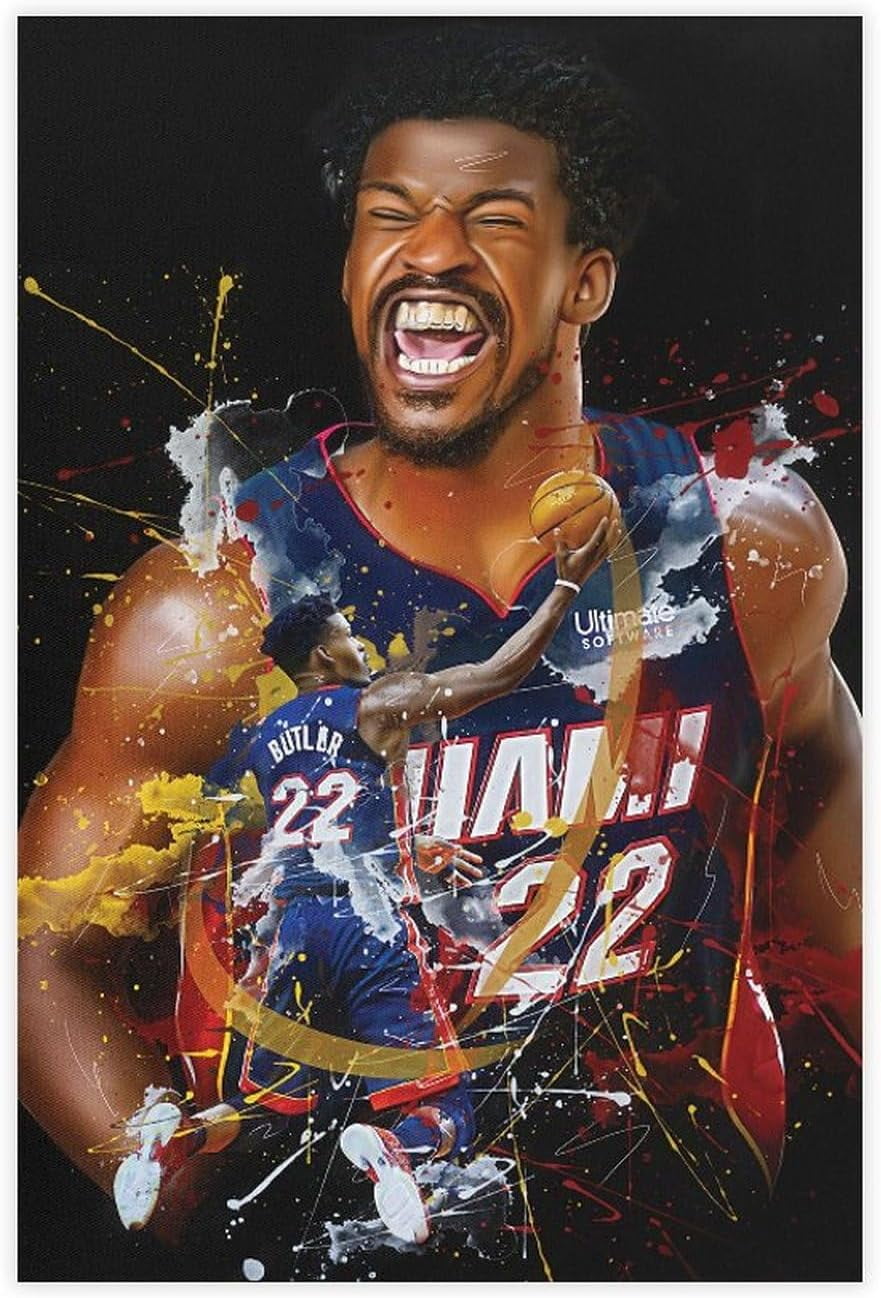 ASPORIC Jayson Tatum Poster Basketball Canvas Poster Wall Art Decor ...