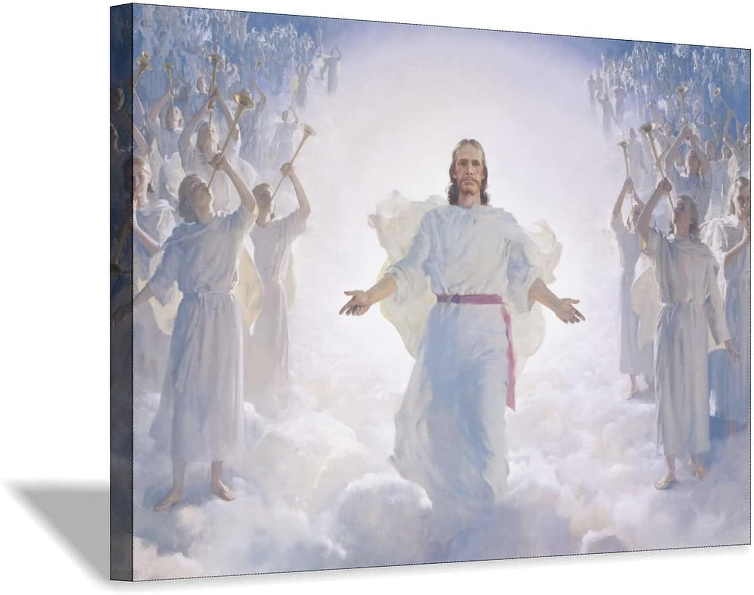 ASPORIC Jesus Christ Second Coming Canvas Wall Art Print Poster Picture ...