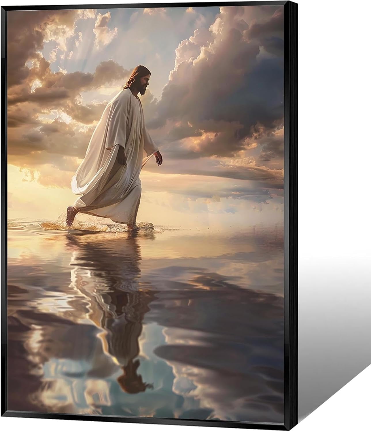 ASPORIC Jesus Christian Scripture Canvas Wall Art Minimalist Boho ...