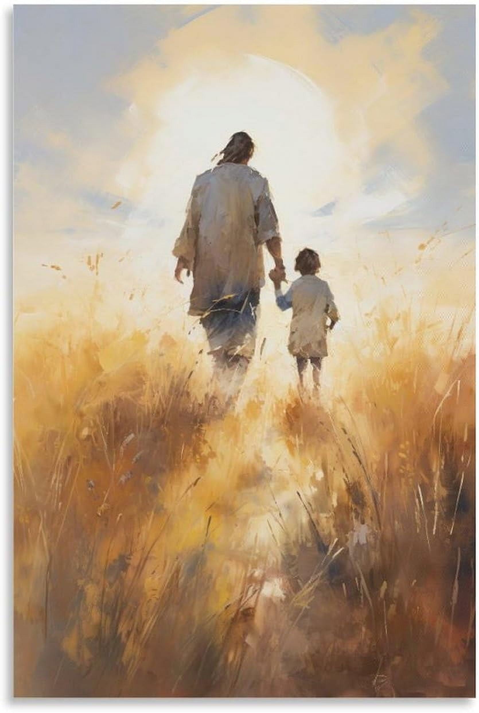 ASPORIC Jesus Persecution Wall Art Crown of Thorns Christ Poster God ...