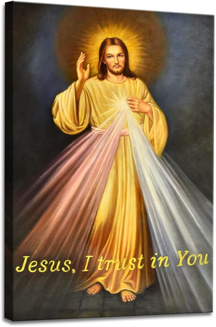 ASPORIC -Jesus Picture For Wall Decor, Christ Jesus Painting Christian ...