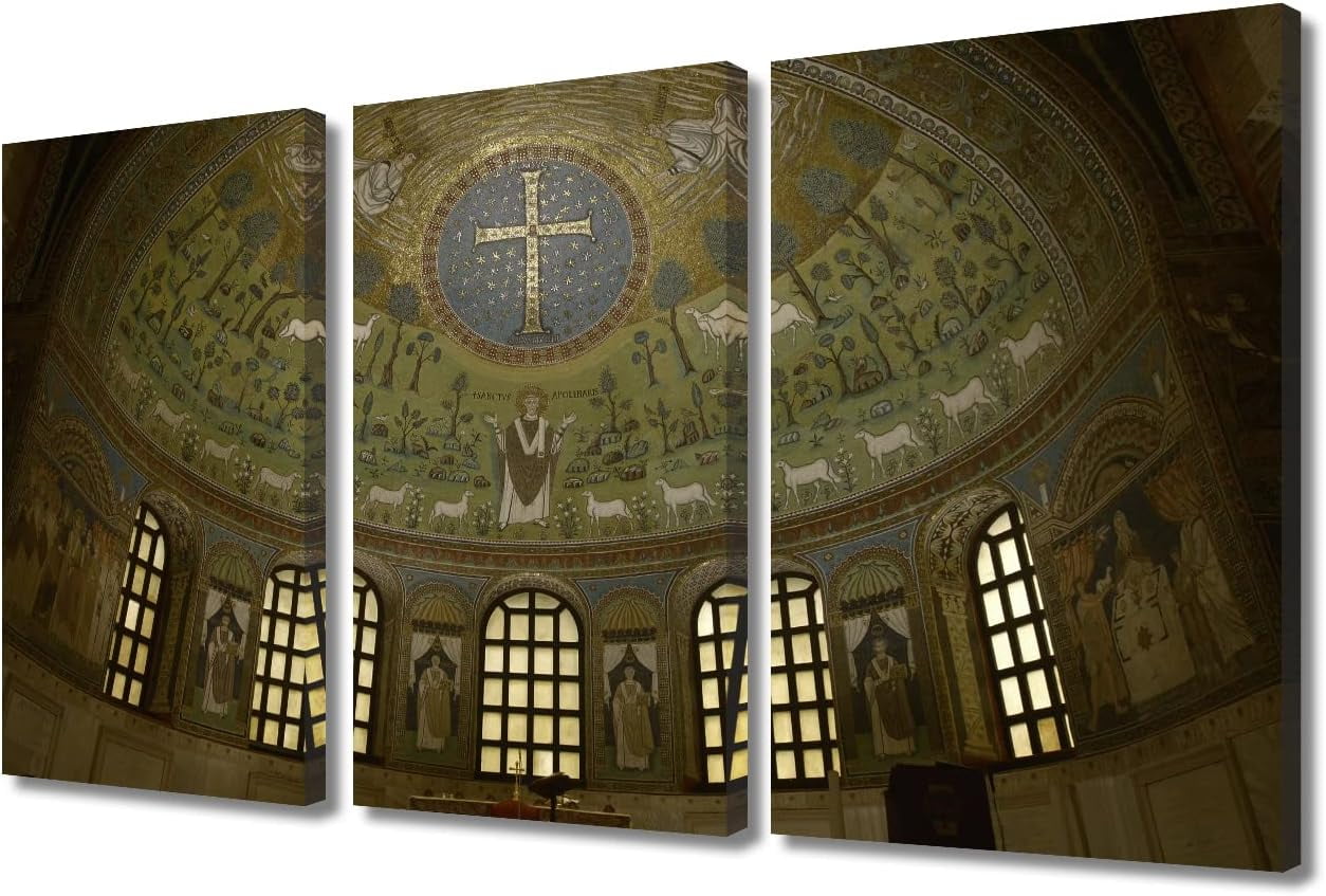 ASPORIC Jesus Resurrection Canvas Wall Art 3 Pieces Christian Cross ...