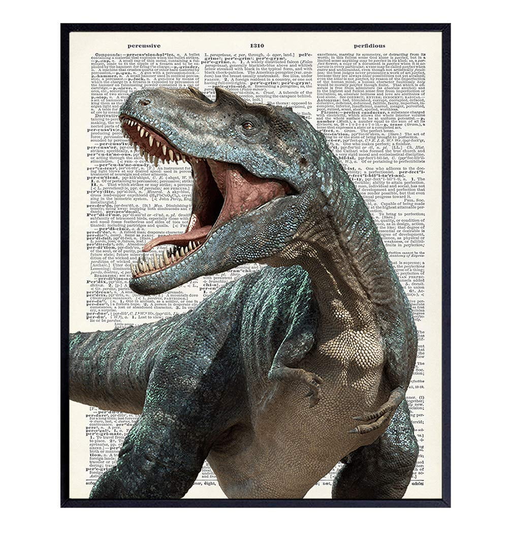 ASPORIC Kids Dinosaur Wall Art - Dinosaur Wall Decor - Dinosaur Wall ...