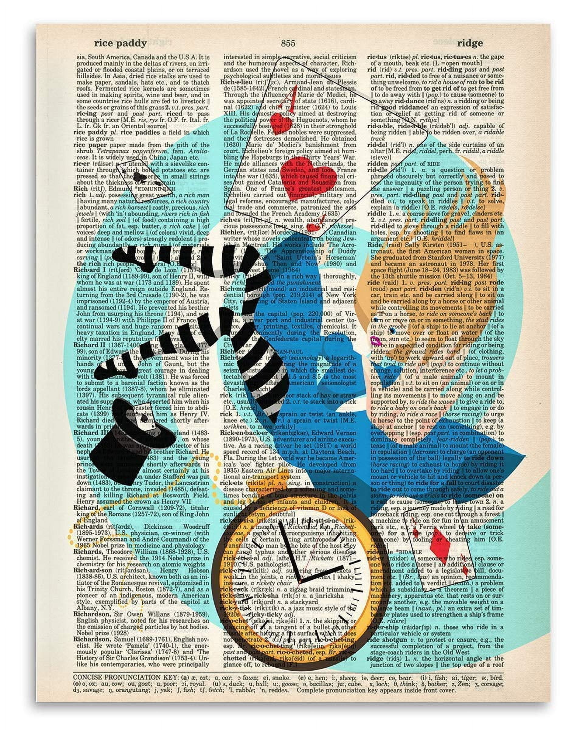 ASPORIC Lemur Monkey - Upcycled Dictionary Art - Scary Lemur Animal ...