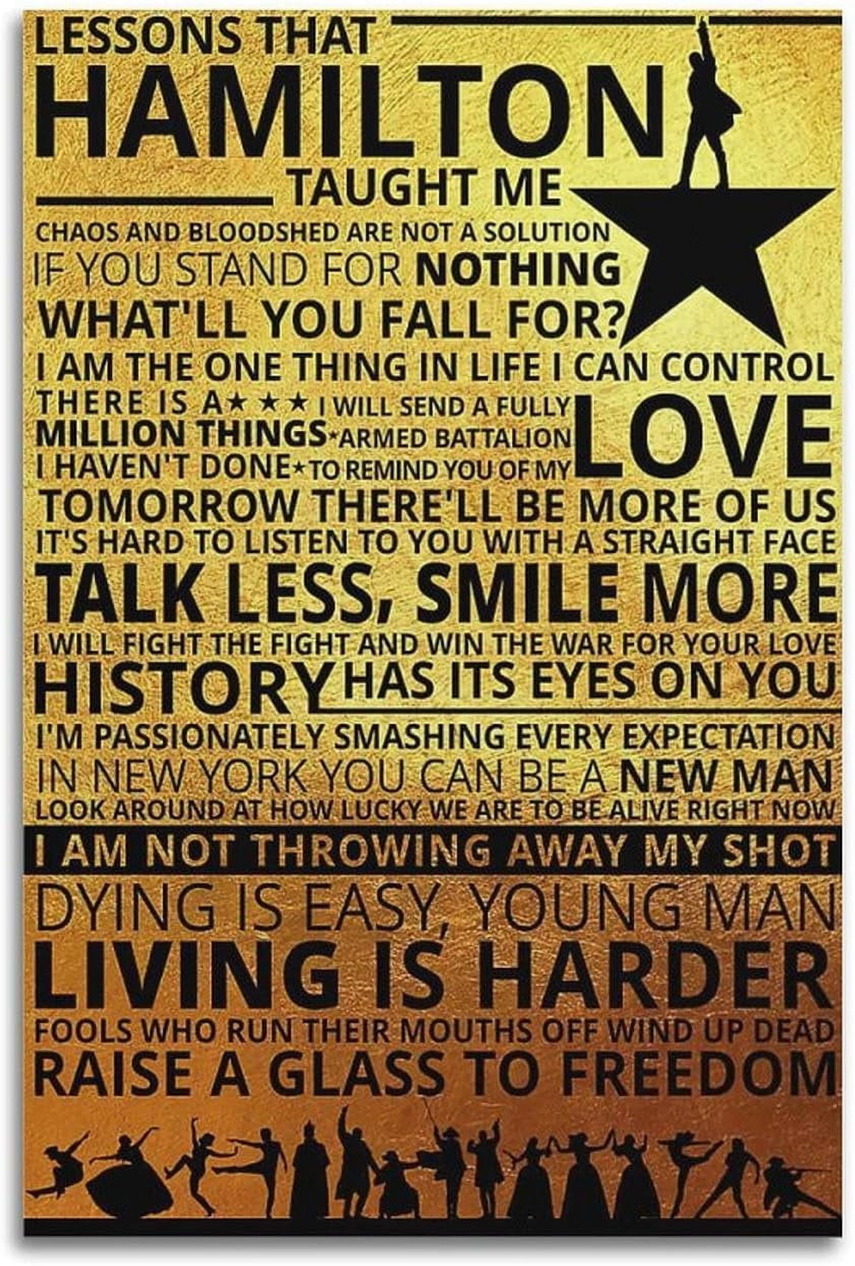 ASPORIC Lessons That Hamilton Taught Me Poster Education Poster ...