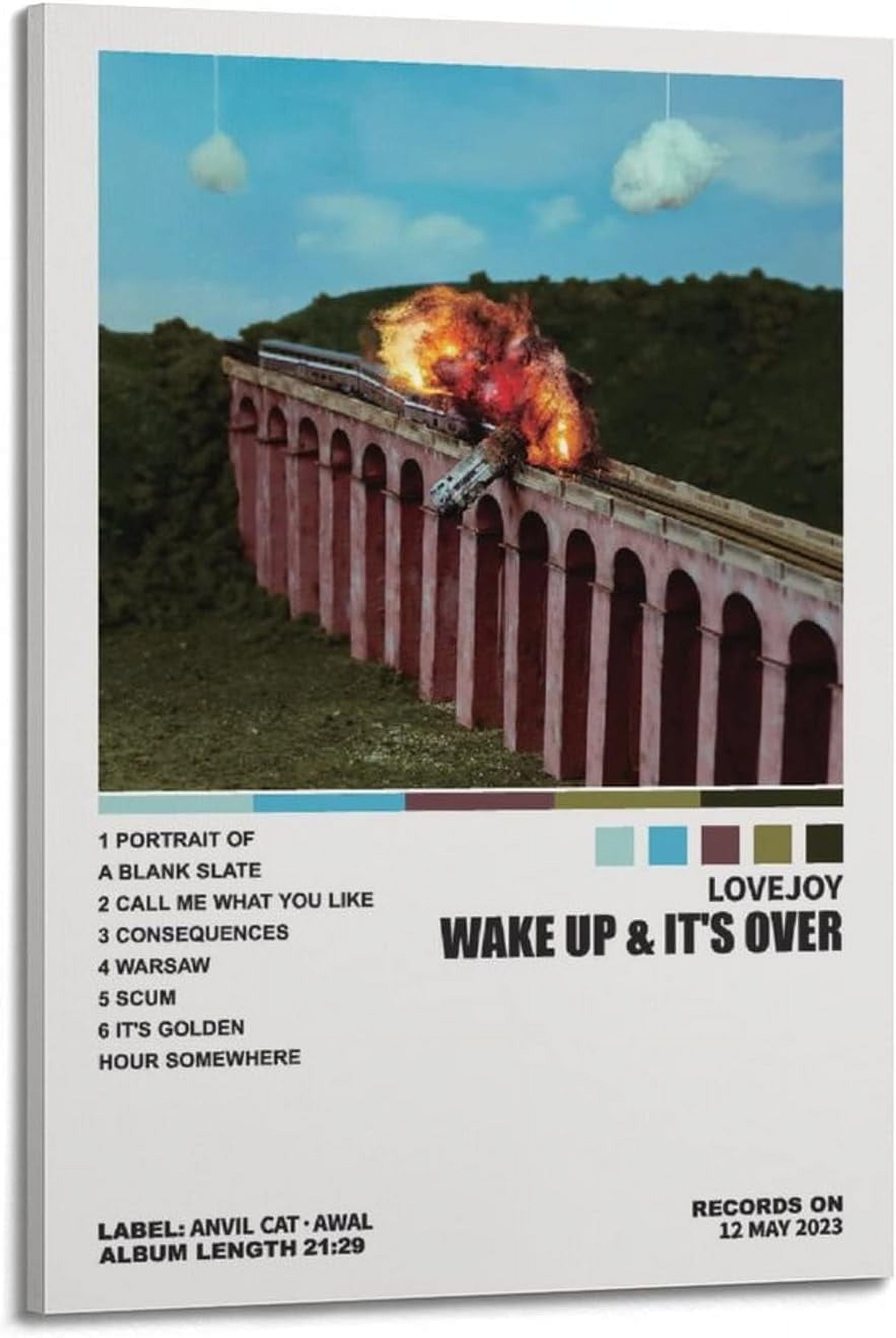 ASPORIC Lovejoy Poster Wake Up & It's Over Album Cover Posters Canvas ...