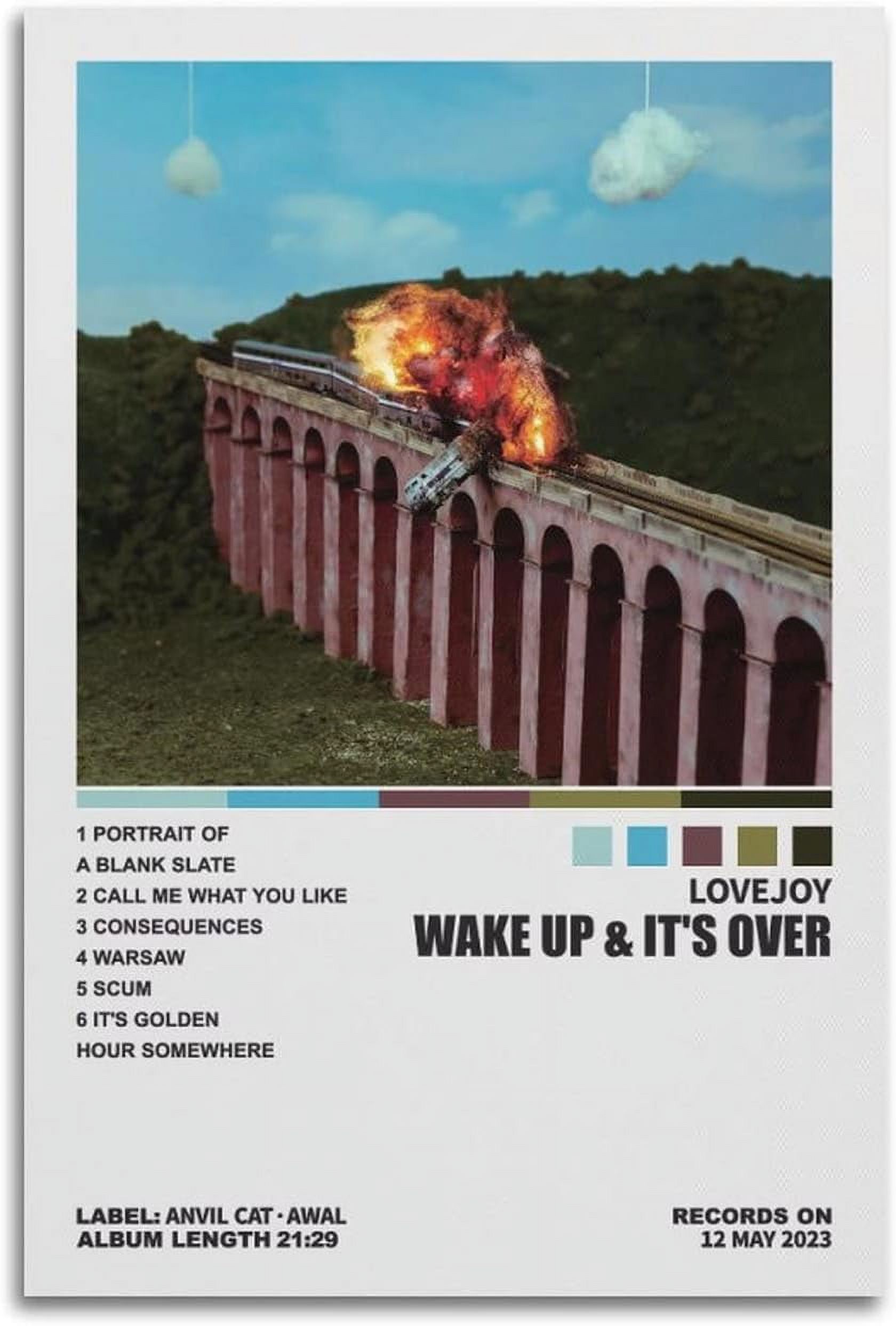 ASPORIC Lovejoy Poster Wake Up & It's Over Album Cover Posters Canvas ...