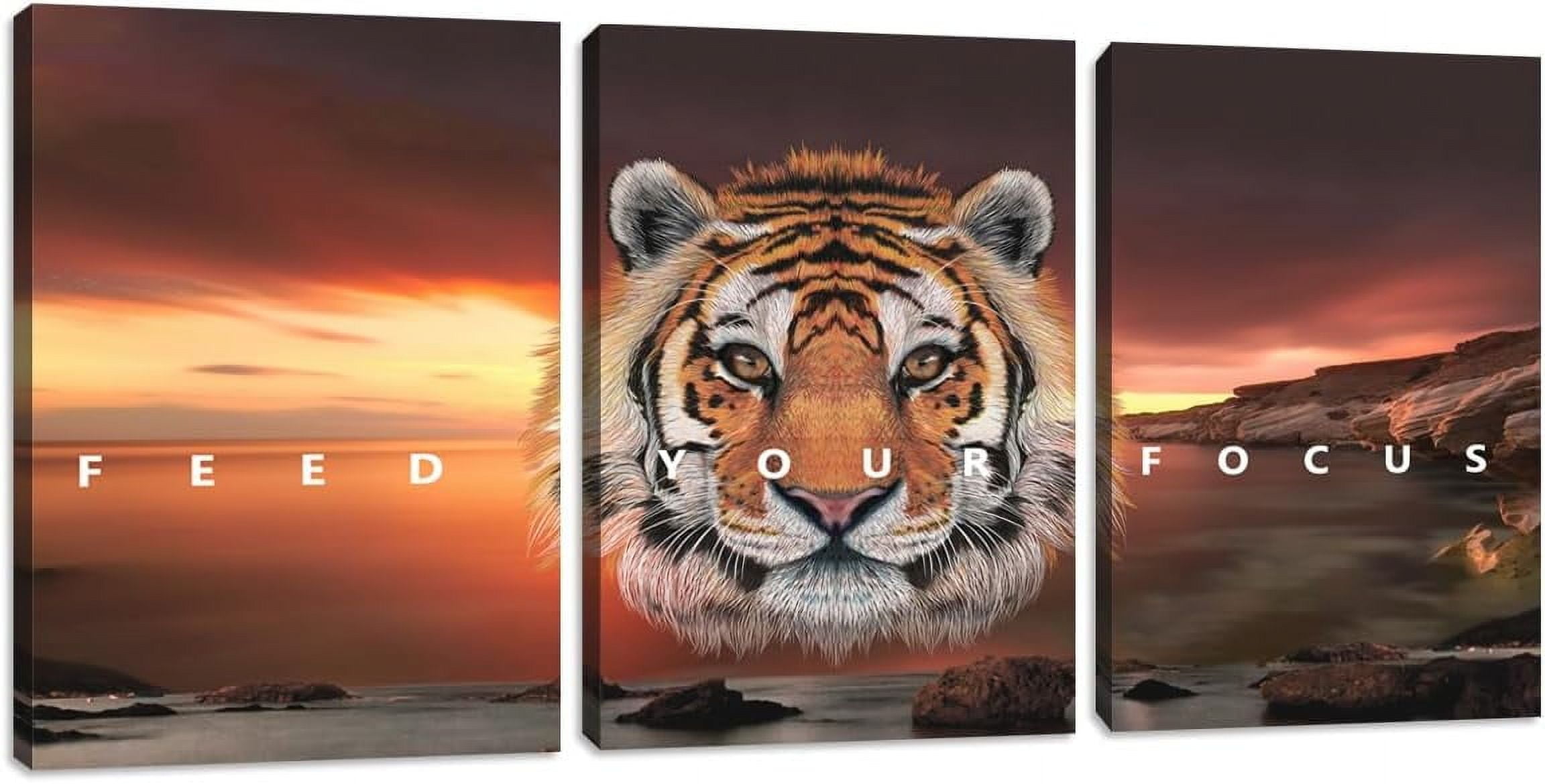 ASPORIC Motivational Wall Art 3 Pieces Inspirational Canvas Wall Art ...