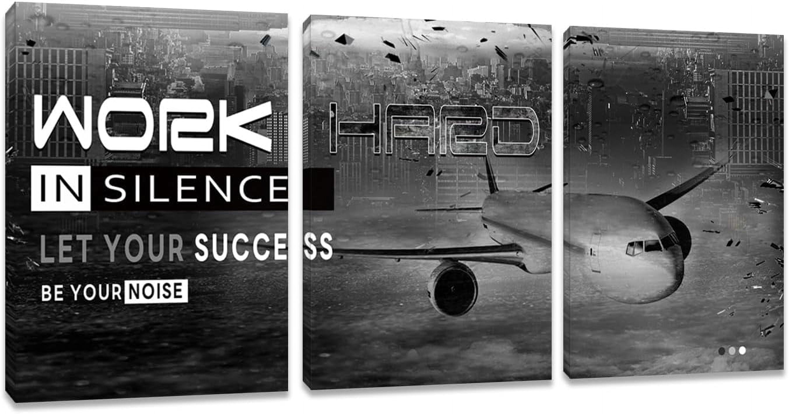 ASPORIC Motivational Wall Art Canvas Office Wall Decor Inspirational ...