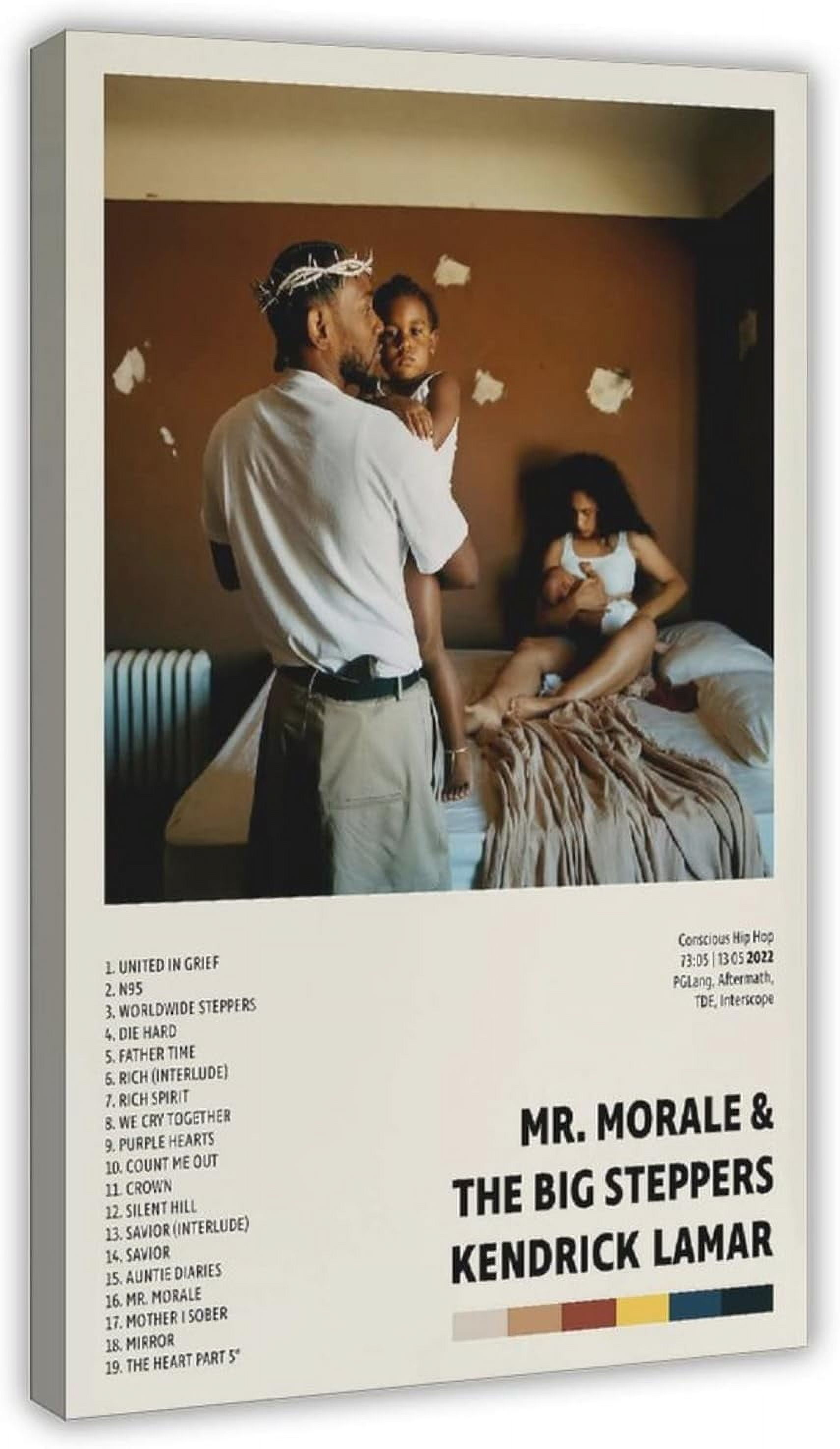 ASPORIC Mr. Morale & The Big Steppers Poster Album Cover Posters Rapper ...