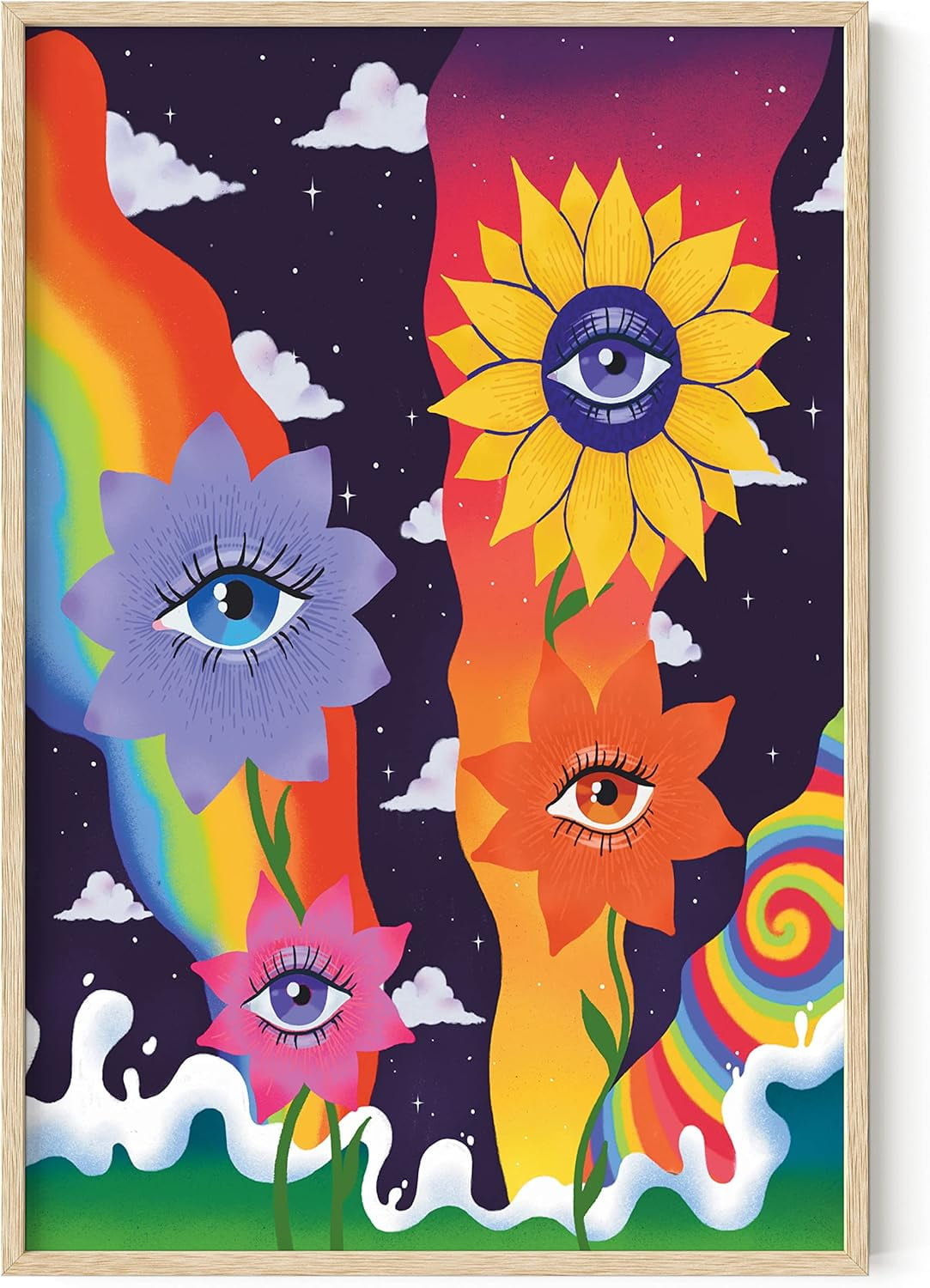 ASPORIC Mushroom Poster Trippy Posters - Indie Posters Posters for Room ...