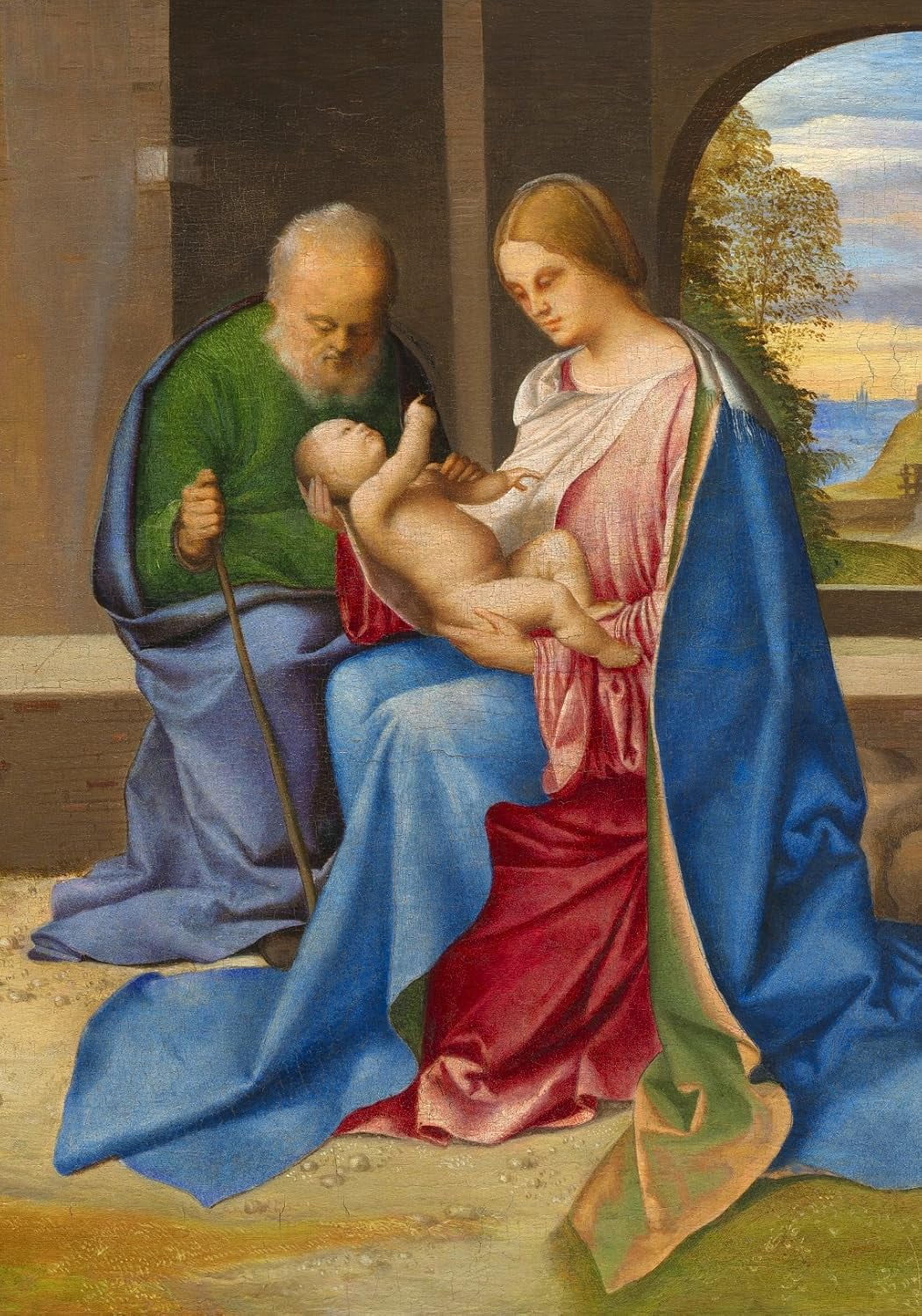 ASPORIC Nativity Scene Christmas POSTER print A3 Holy Family Virgin ...