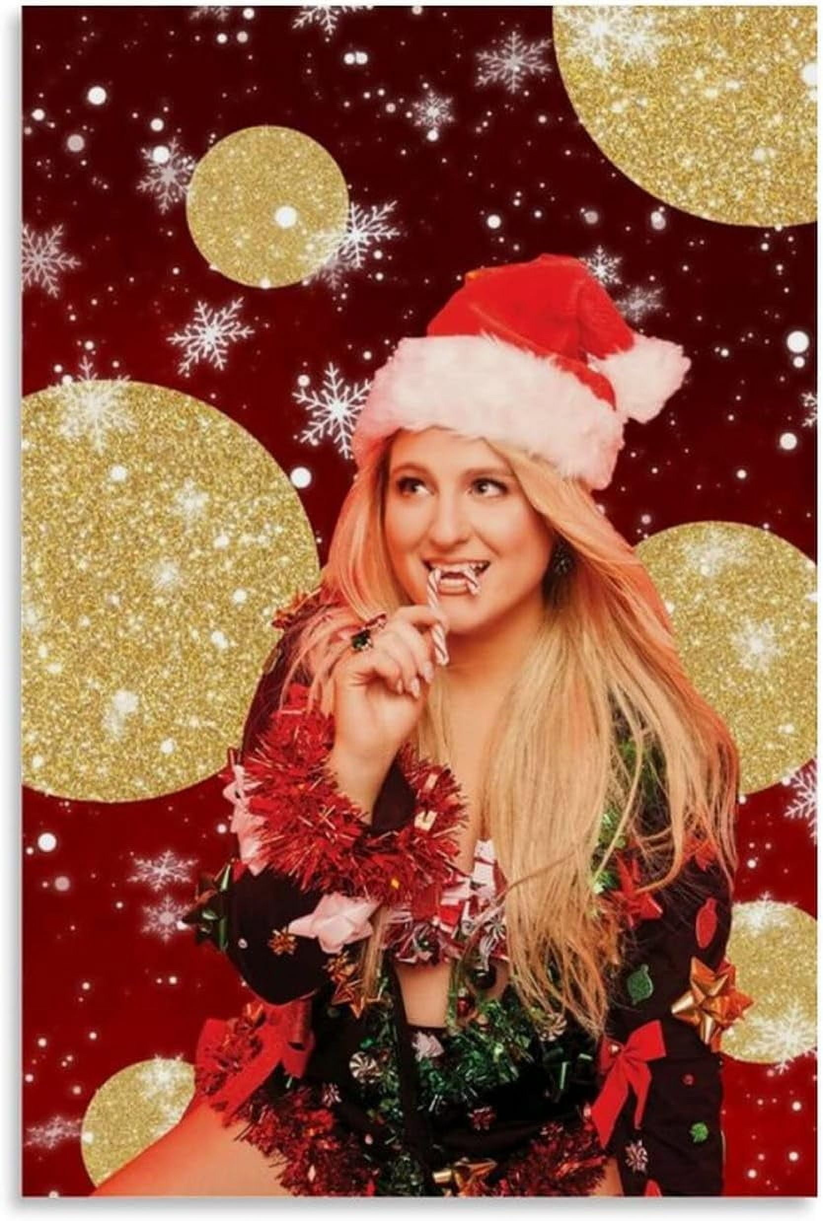 ASPORIC Panel Hanging Posters VerticalMeghan Trainor Wall Art Poster ...