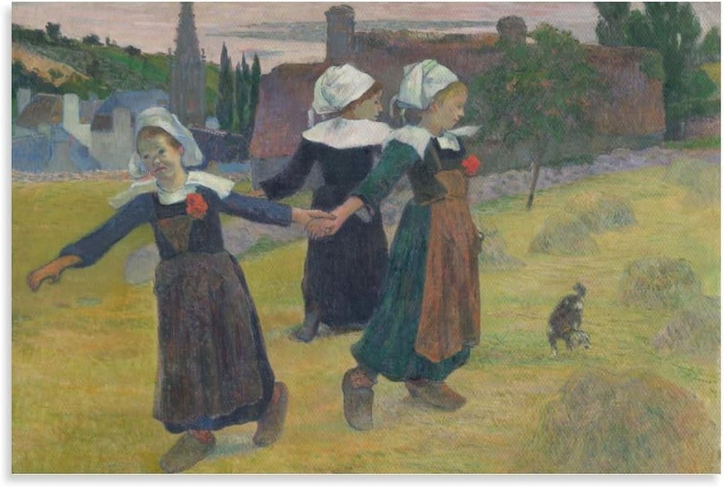 ASPORIC Paul Gauguin Oil Painting Art Posters Tahitian Landscape ...