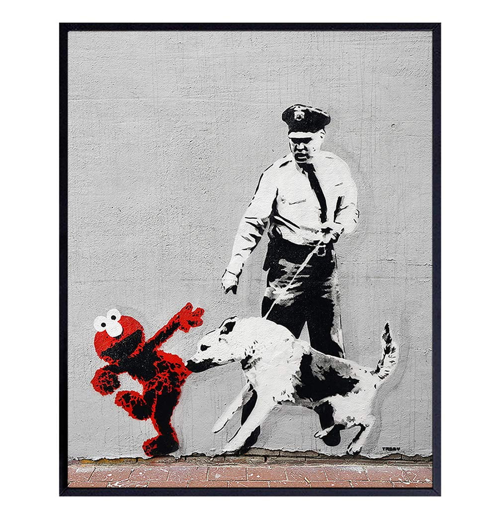 ASPORIC Police Arrest Street Art - Graffiti Wall Decor Poster, Home ...