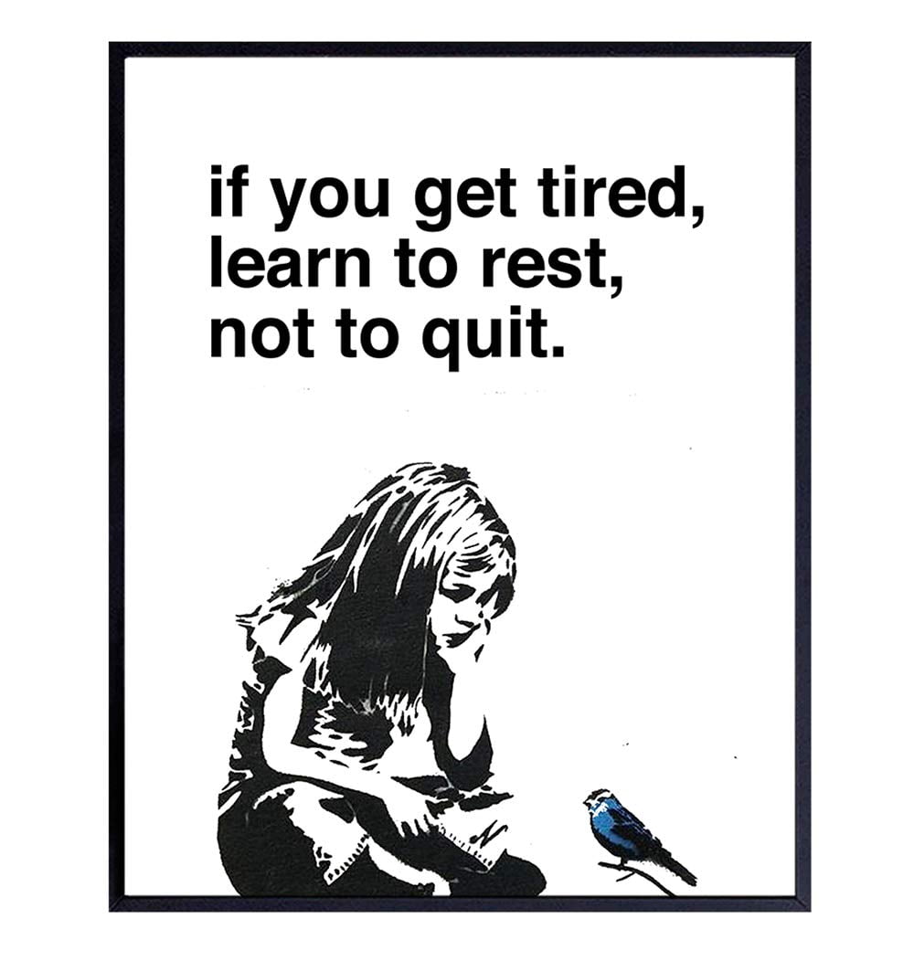 ASPORIC Poster Home Decor - Motivational, Inspirational Graffiti Wall ...