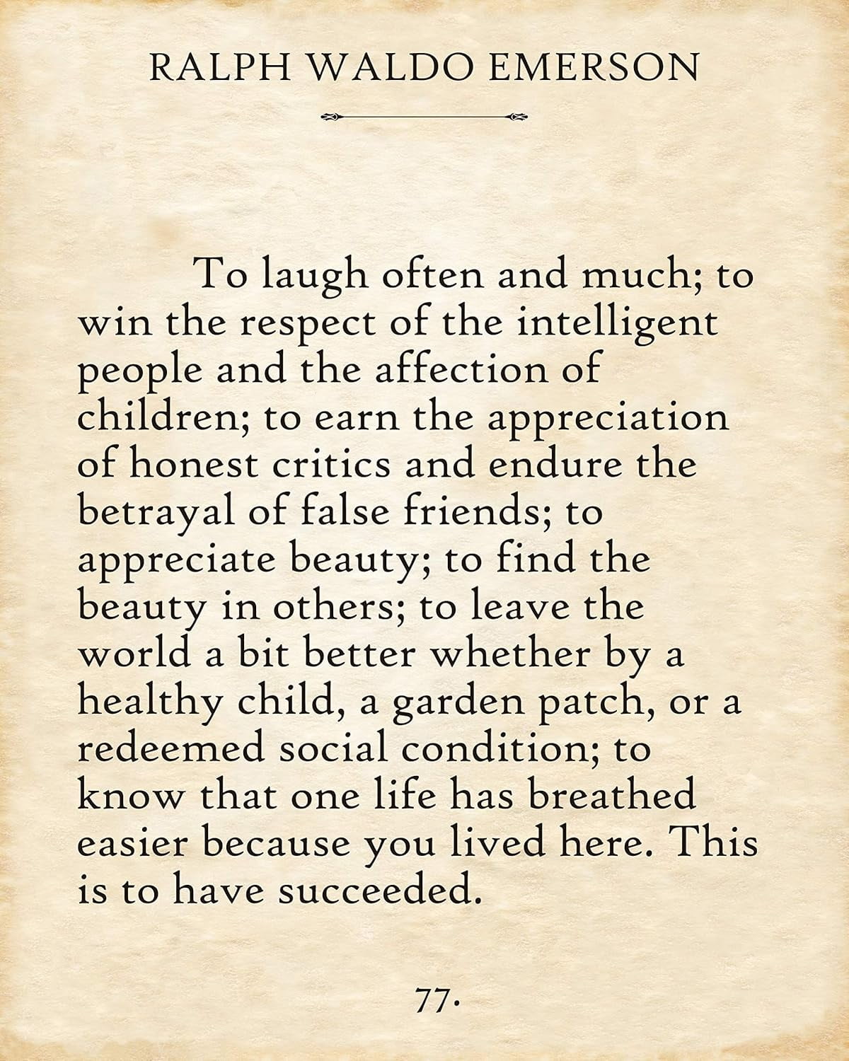 ASPORIC Ralph-Waldo-Emerson---To-Laugh-Often-and-Much---Literary-Quote ...