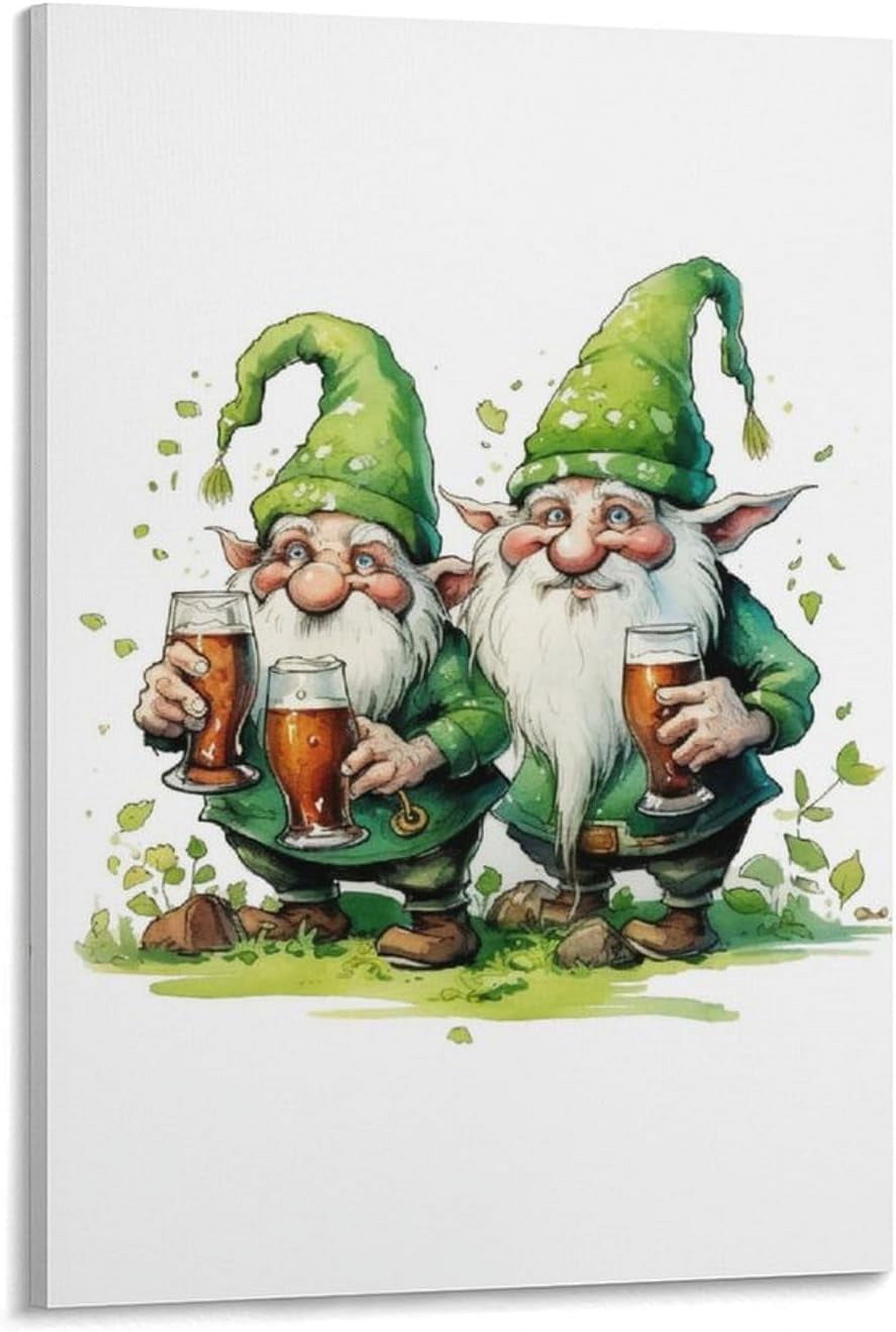 ASPORIC Saint Patrick Canvas Wall Art Abstract POP Art Catholic Poster ...