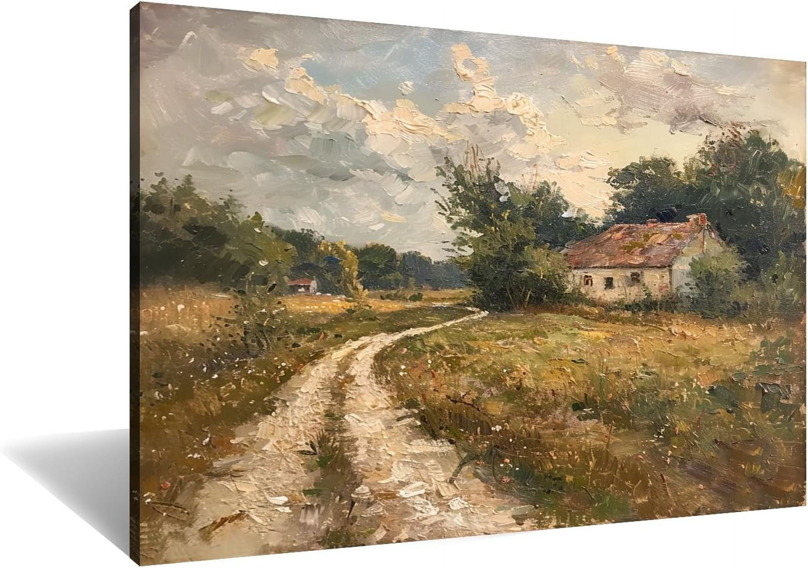 ASPORIC Shark Wall Art Blue Painting Shark Catching Fish Picture Print ...