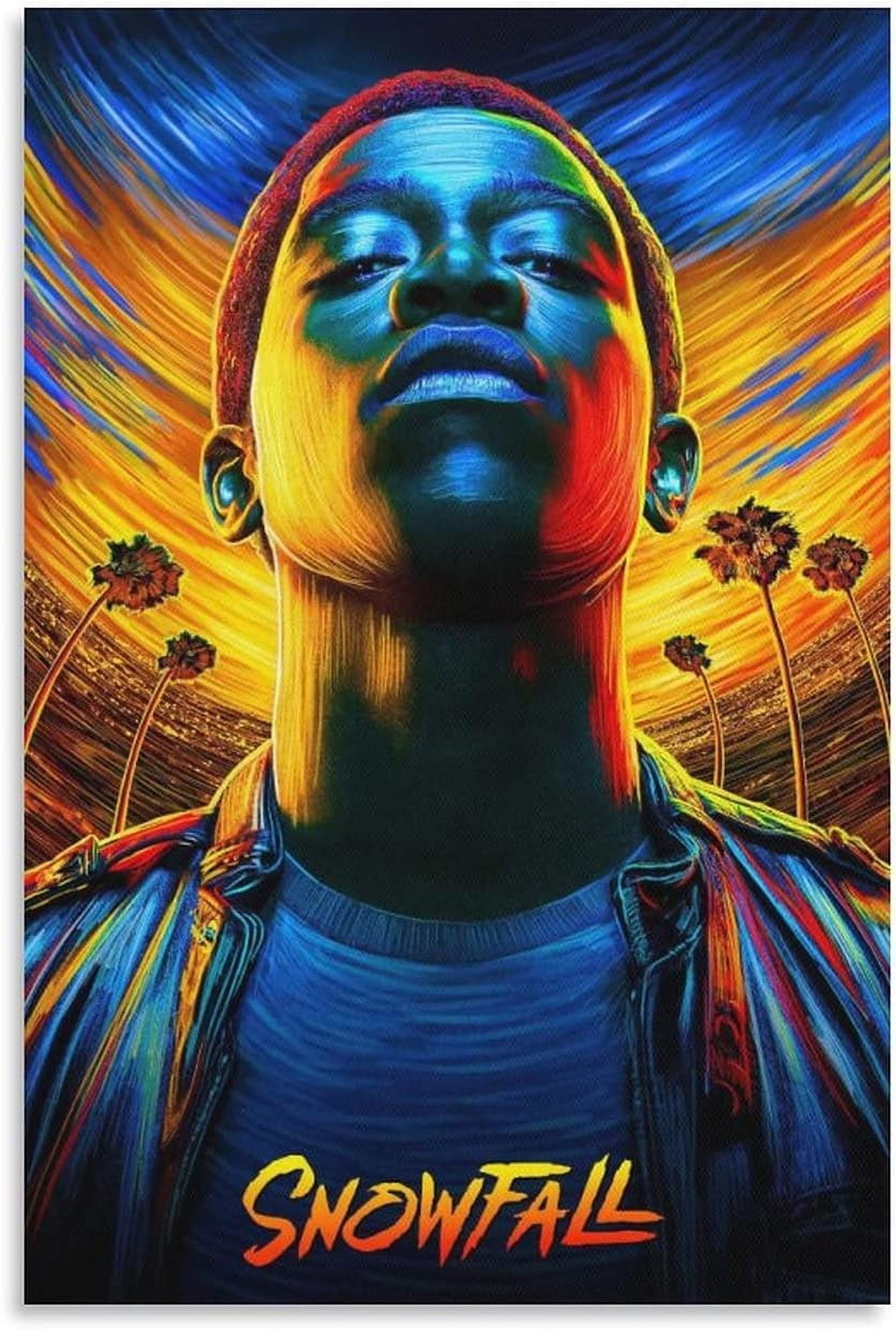 ASPORIC Snowfall (FX TV Series) Poster Wall Art Poster Scroll Canvas ...