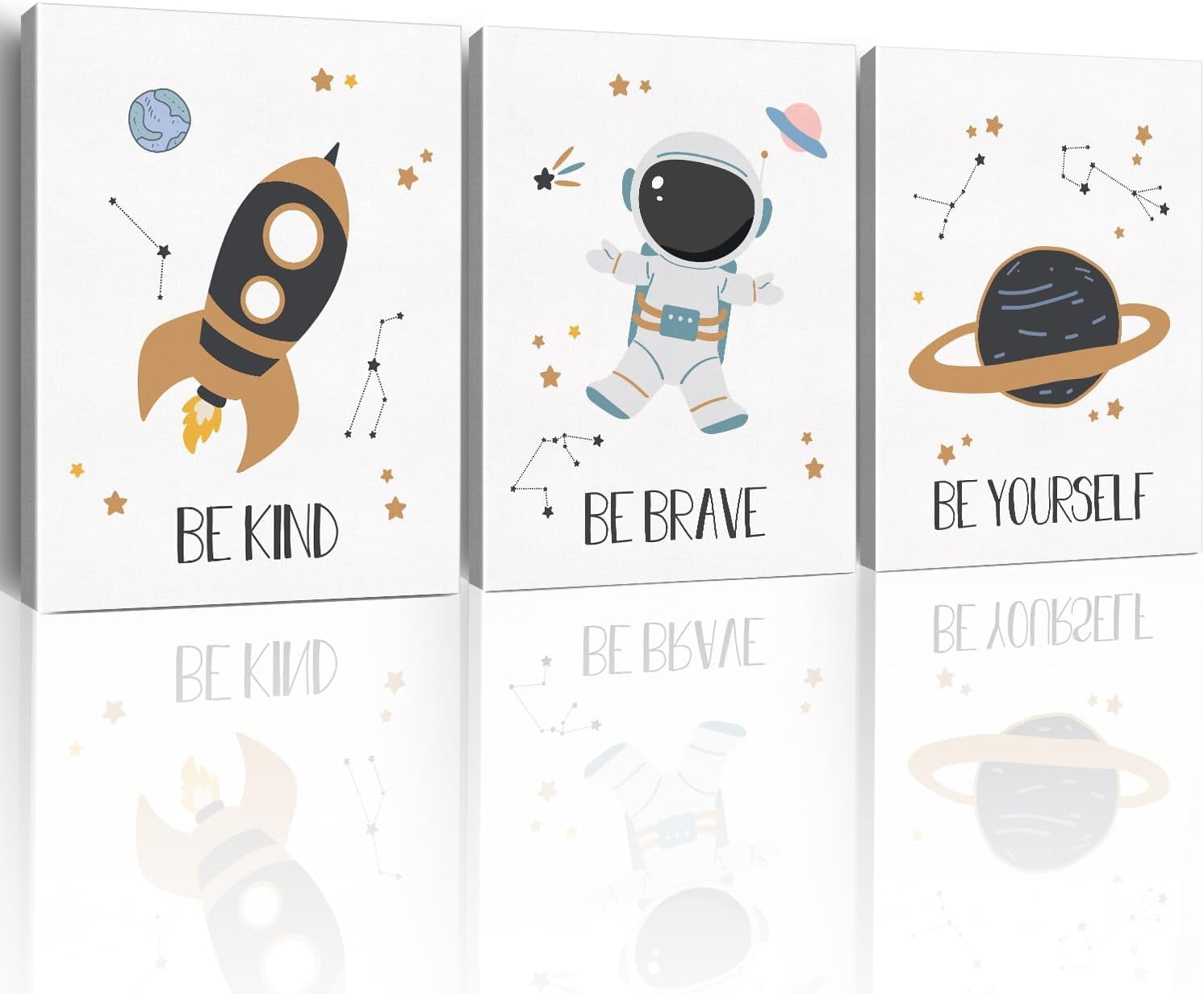 ASPORIC Space Decor for Boys Room Outer Space Room Decor Inspirational ...