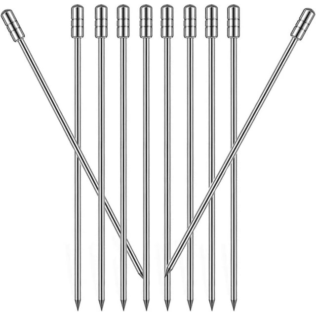 ASPORIC Stainless Steel Cocktail Picks Martini Olive Picks for Mojitos ...