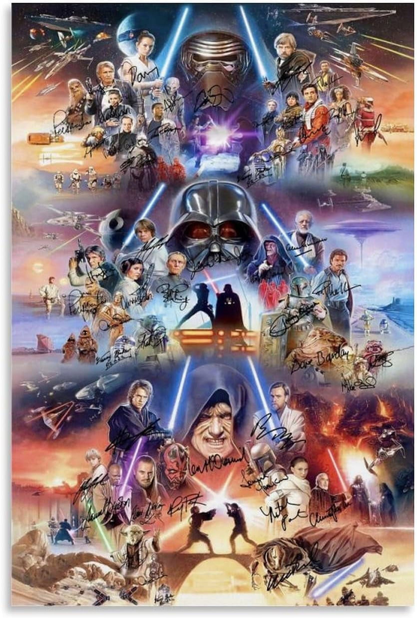 ASPORIC Star Movie War Poster Vintage Poster Canvas 90s Wall Art Room ...