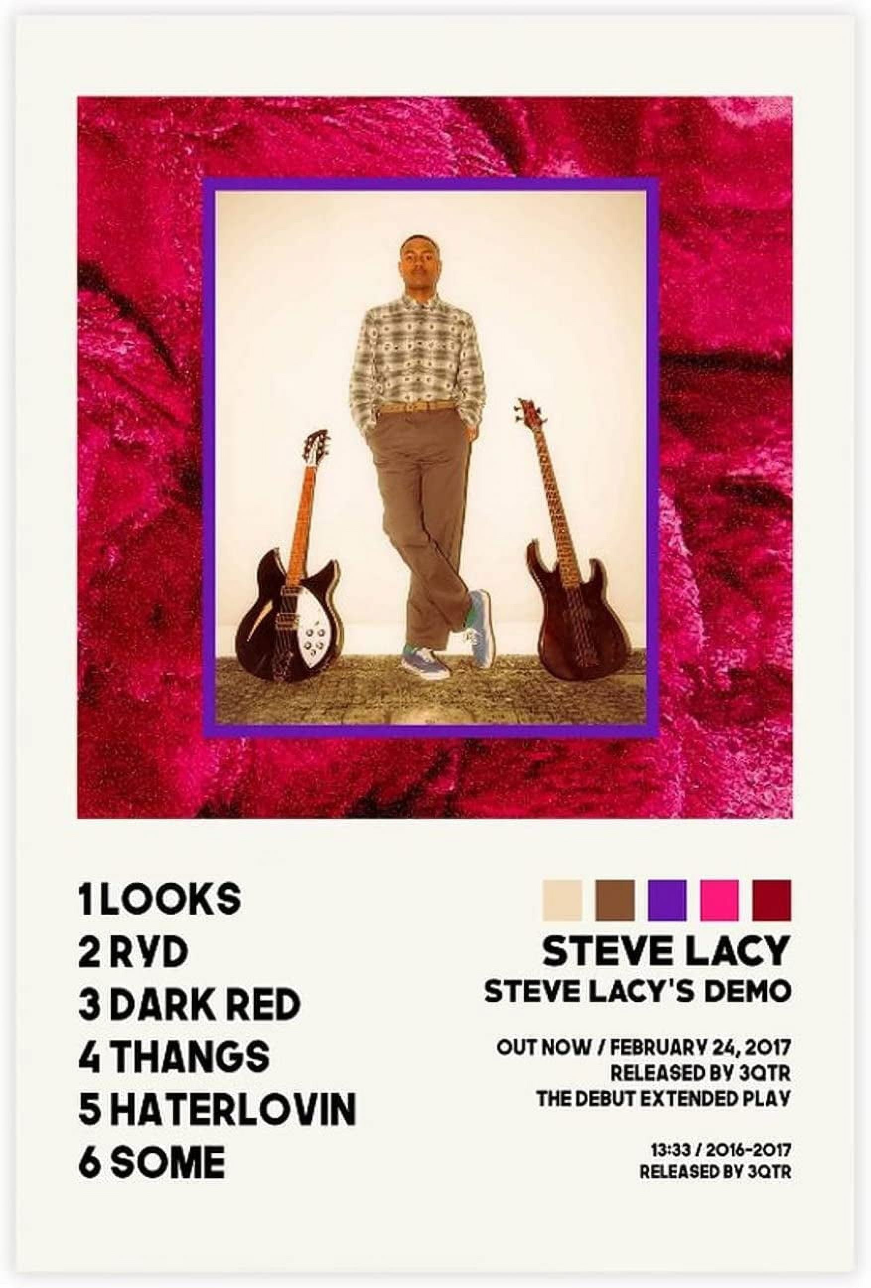ASPORIC Steve Lacy‘s Demo Album Cover Posters Rapper Posters Canvas ...