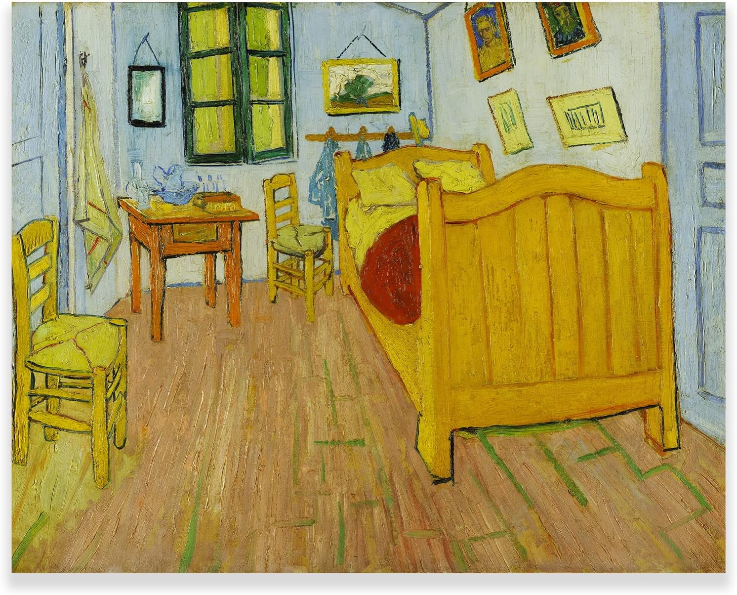 ASPORIC The-Bedroom-in-Arles-by-Vincent-Van-Gogh-Poster-Wall-Art---Van ...