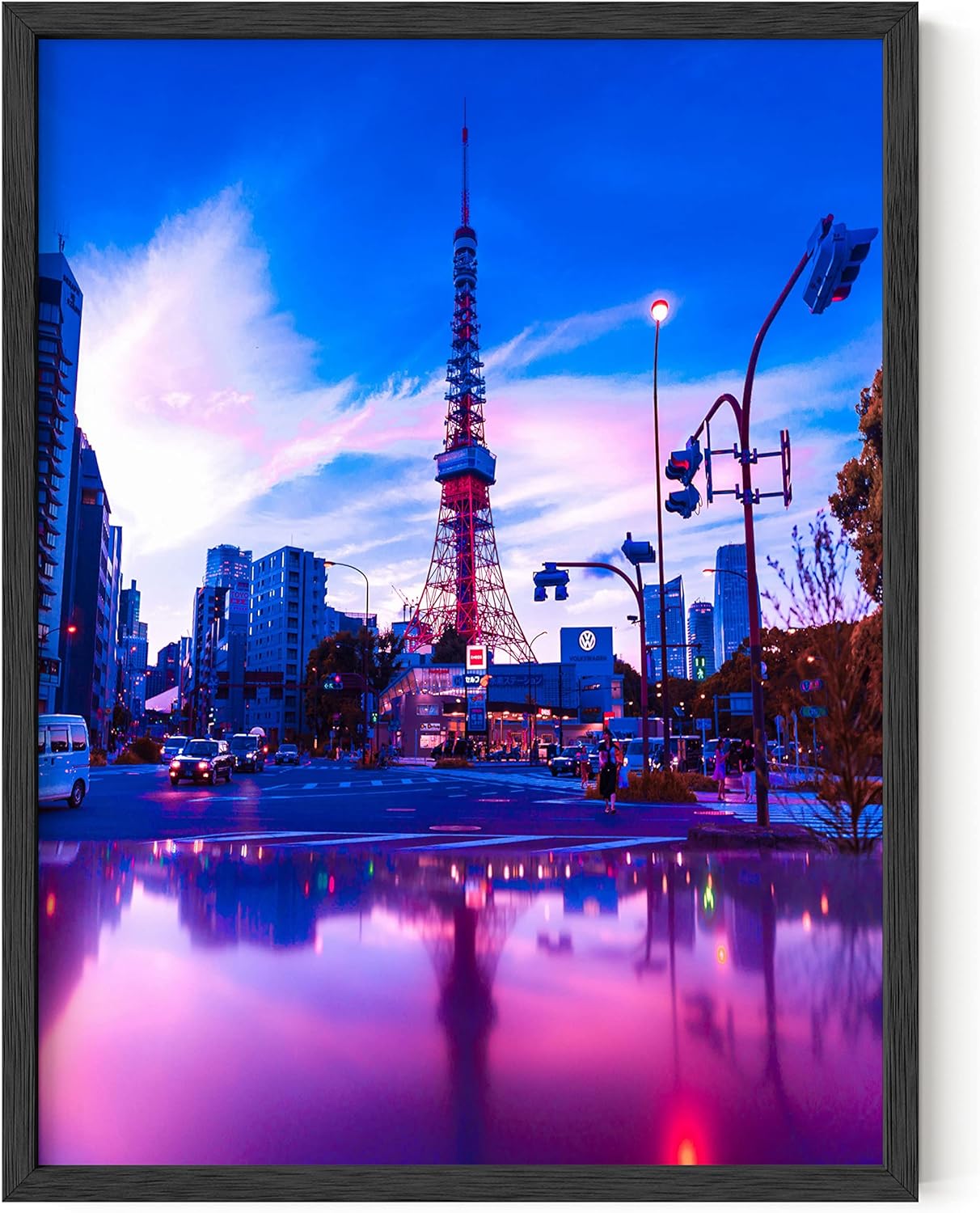 ASPORIC Tokyo Neon Wall Art Posters - Dorm Room Decorations, Cool ...