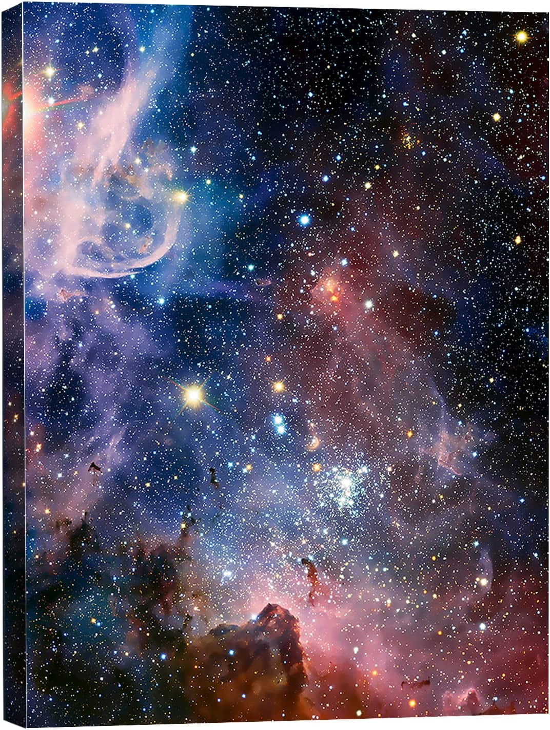 ASPORIC Universe Starry Sky Wall Art Outer Space Fantastic Nebula ...