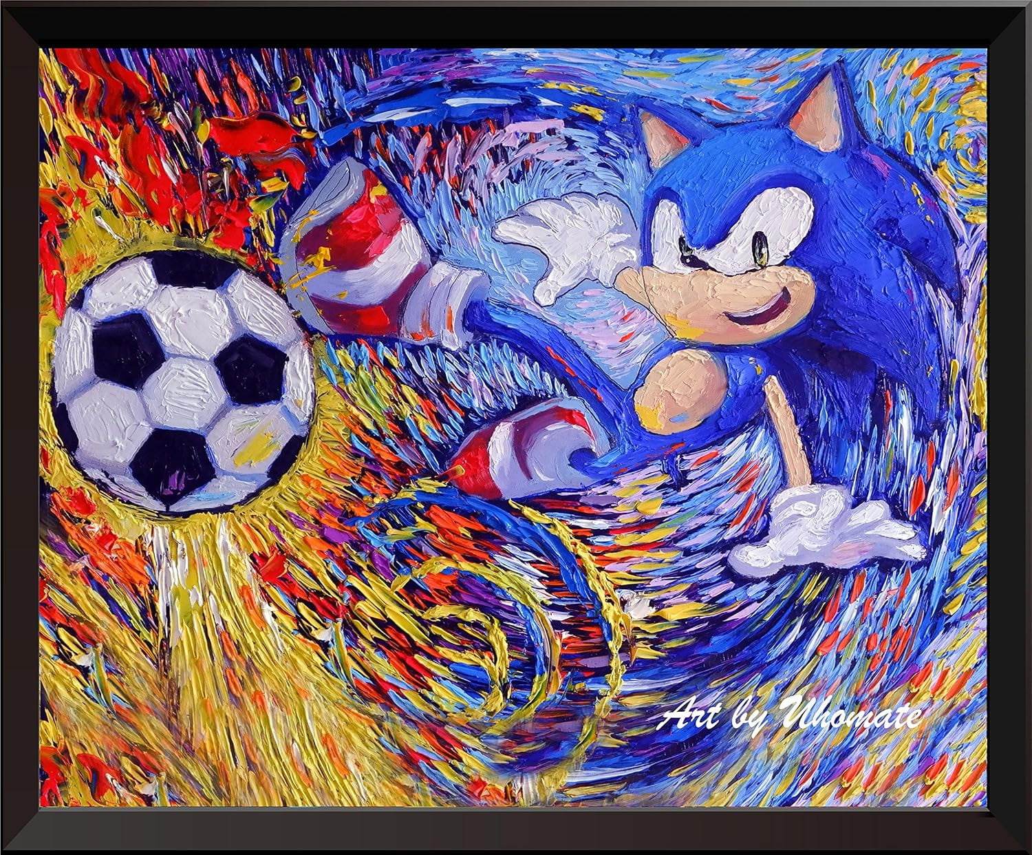 ASPORIC Video Game Posters Vincent Van Gogh Starry Night Posters Home Canvas Wall Art Print ...