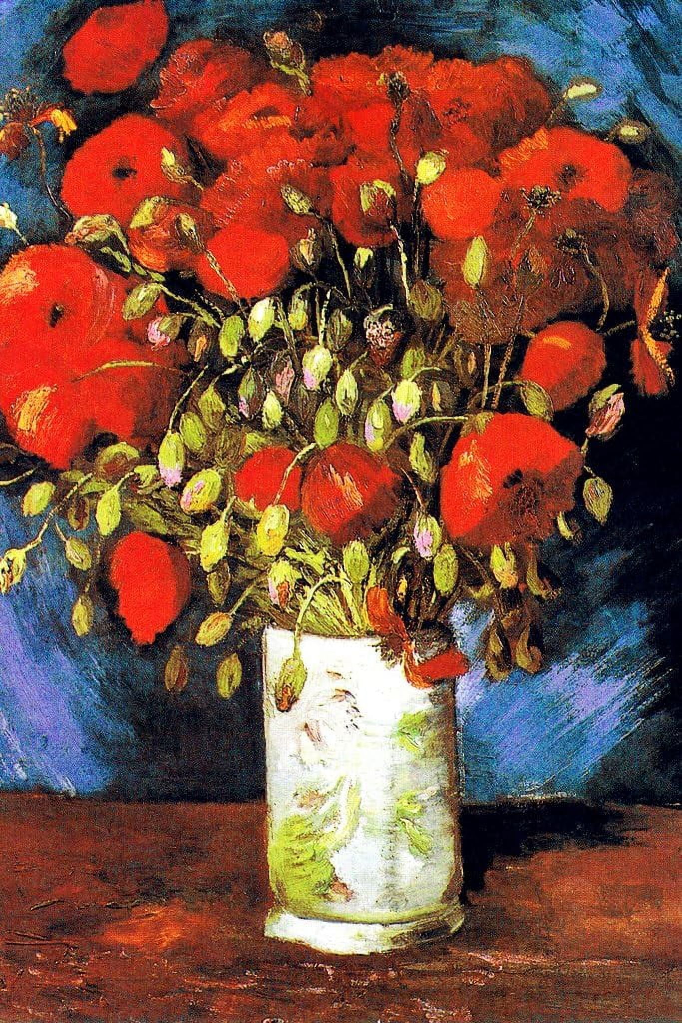 ASPORIC Vincent Van Gogh Poppies Van Gogh Wall Art Impressionist ...