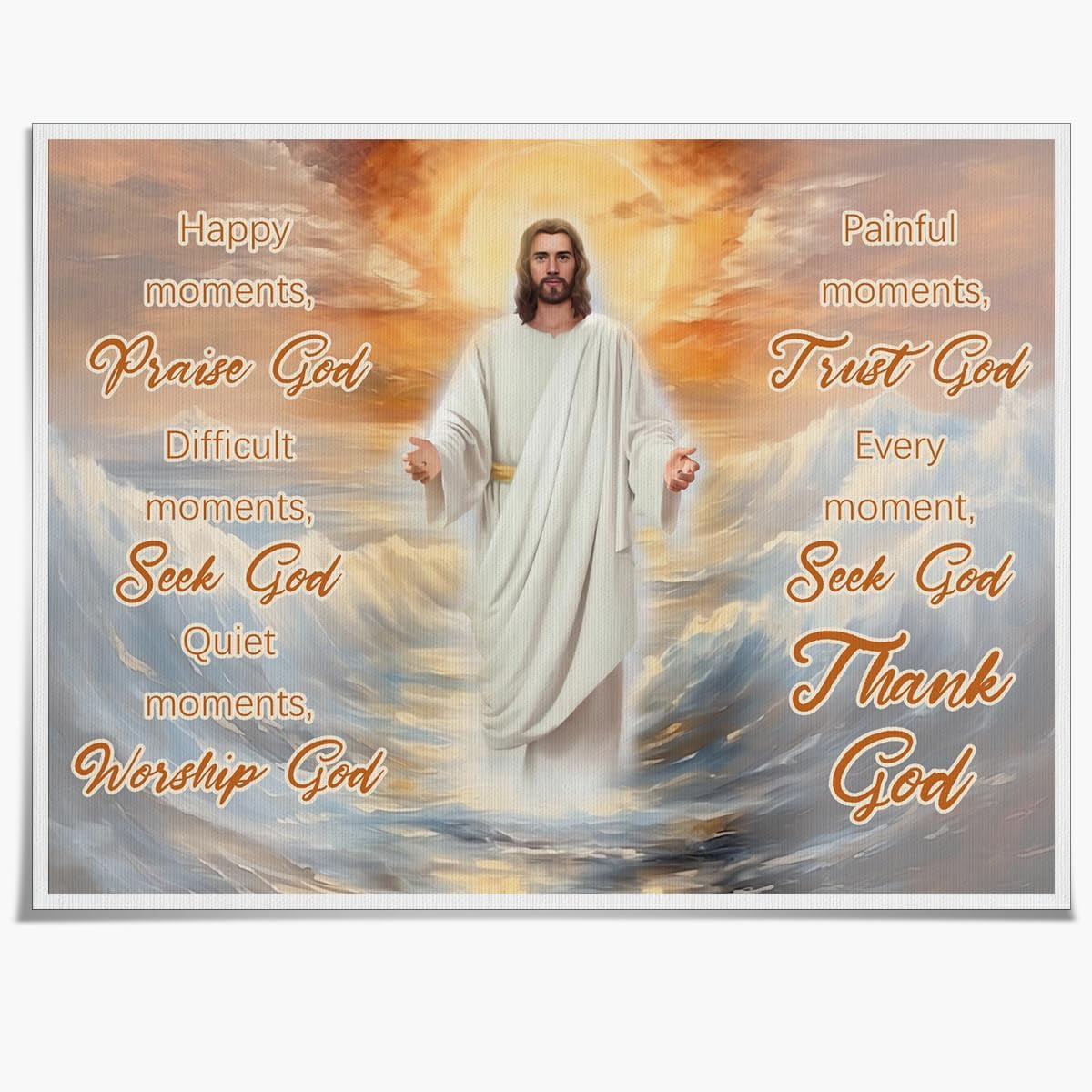 ASPORIC Vintage-Jesus-Portrait-Wall-Art-Christian-Painting-Poster-Jesus ...